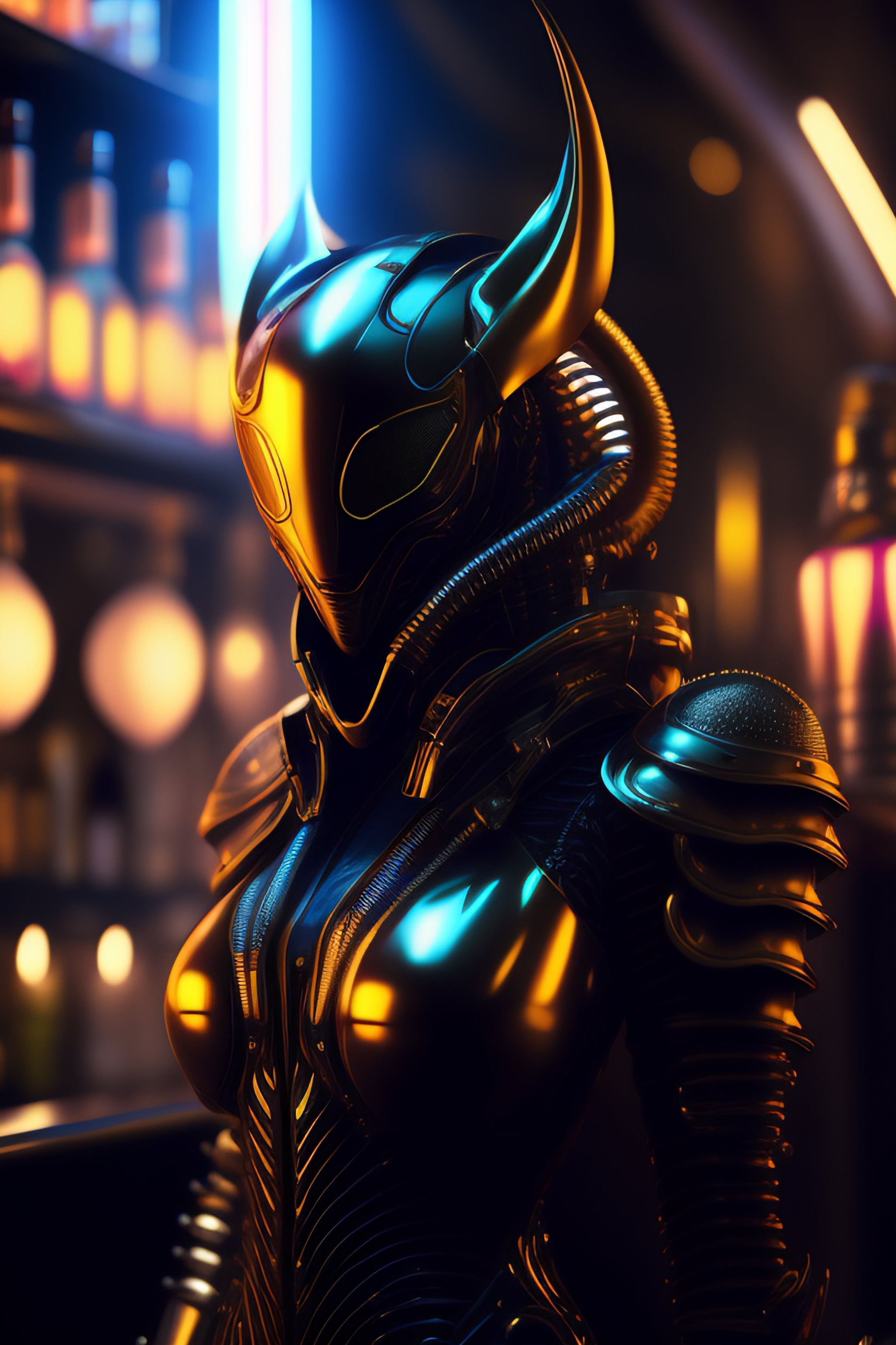 Lexica - Alien and biomechanical drinking cocktails elixir futuristic ...