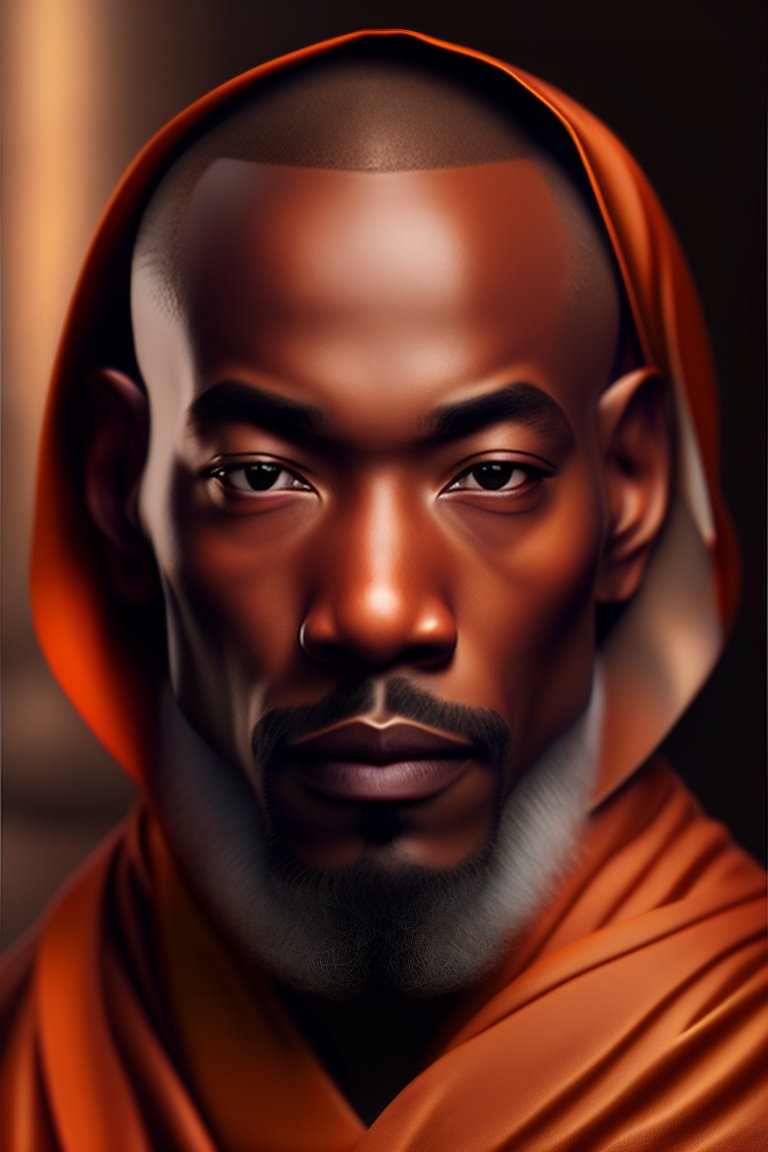 Lexica - Hyper detailed face of a intellectual and mature monk watching ...