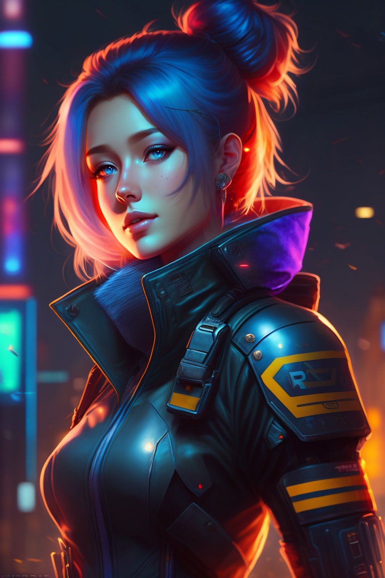 Lexica - Cyberpunk,war, night, Rin