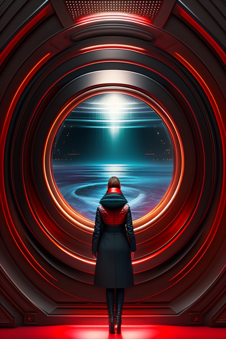 Lexica - Hyper digital evil demonic Hal 9000 horror scene, futuristic ...