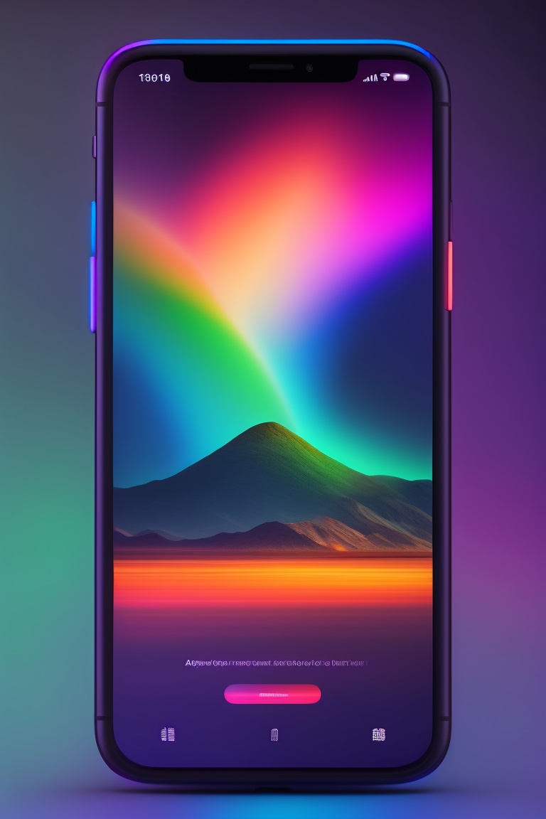 Lexica - Luminous gradient in mobile app example, breathtaking blend of ...