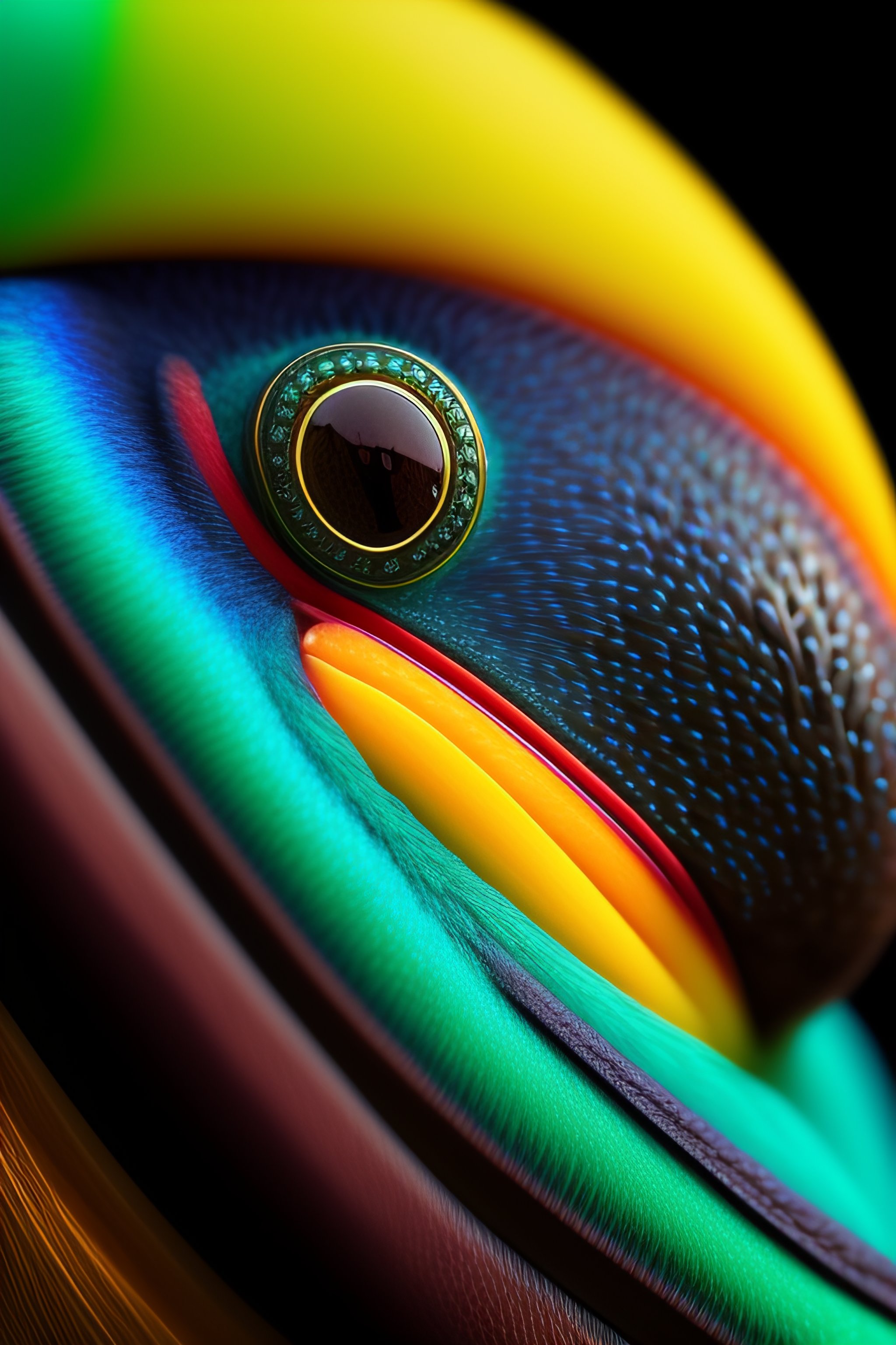 Lexica - Fantasy toucan detail, award winning photography, intricate ...