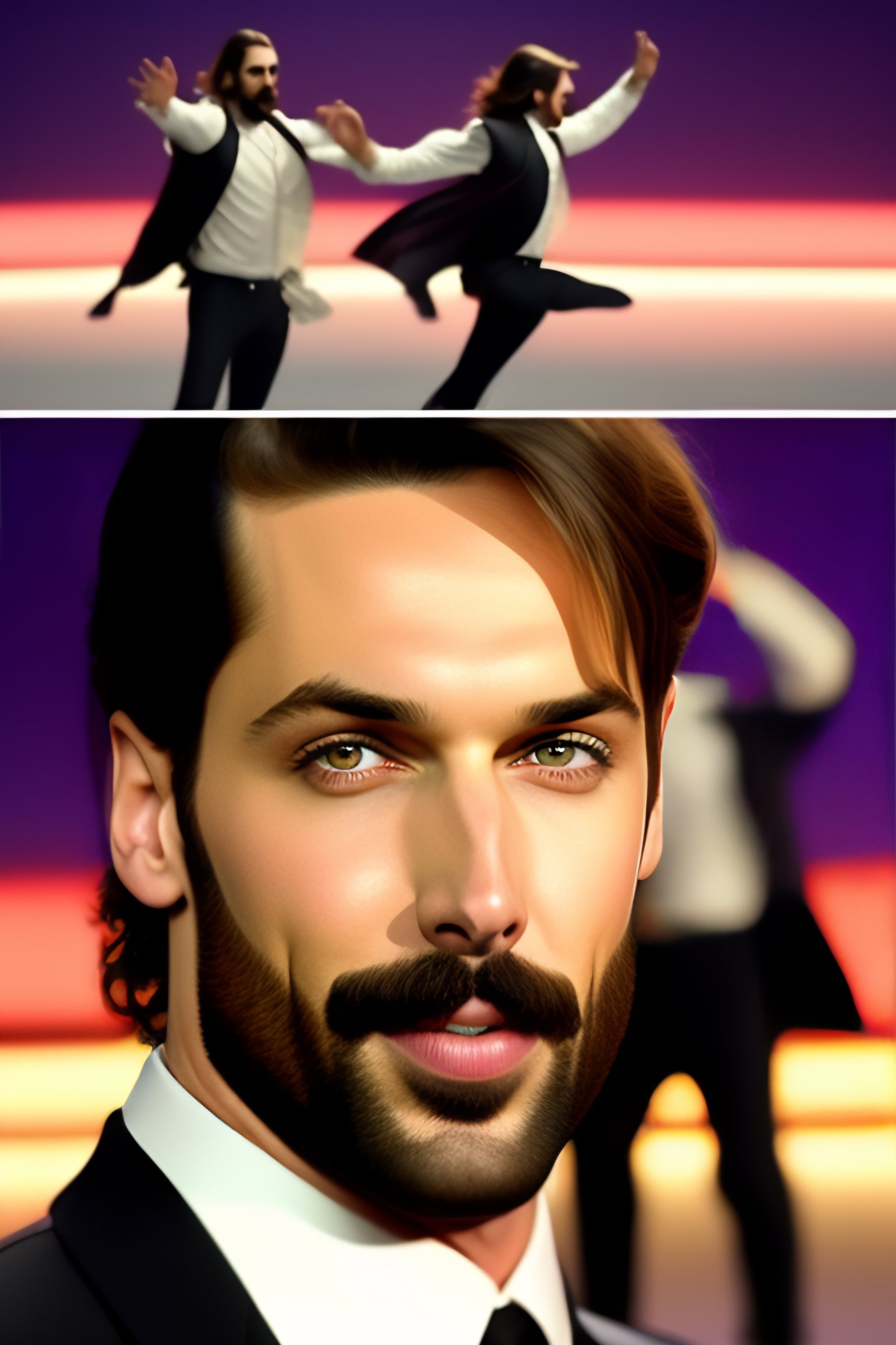 Lexica - Keanu reeves dancing macarena