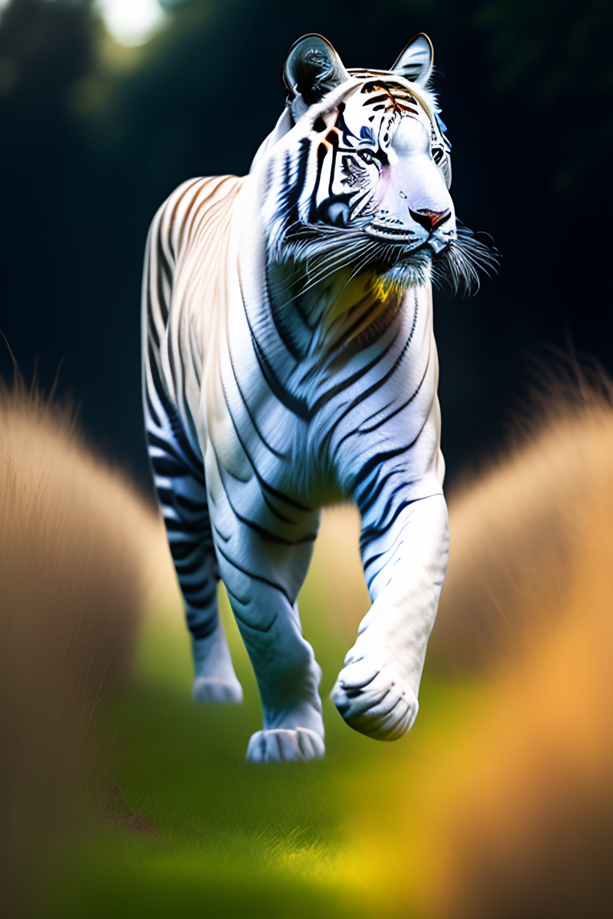 Anime White Tigers