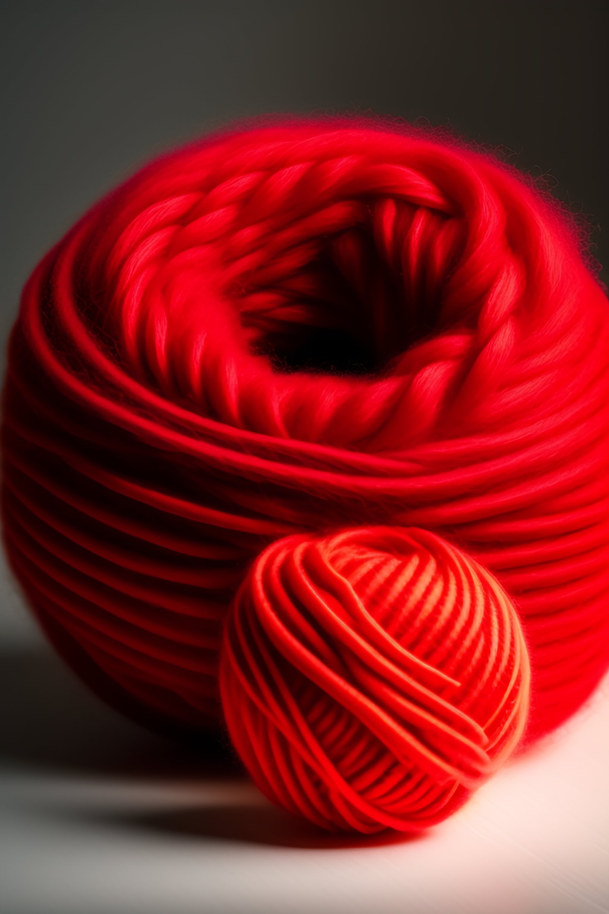 Lexica - Ball of red yarn