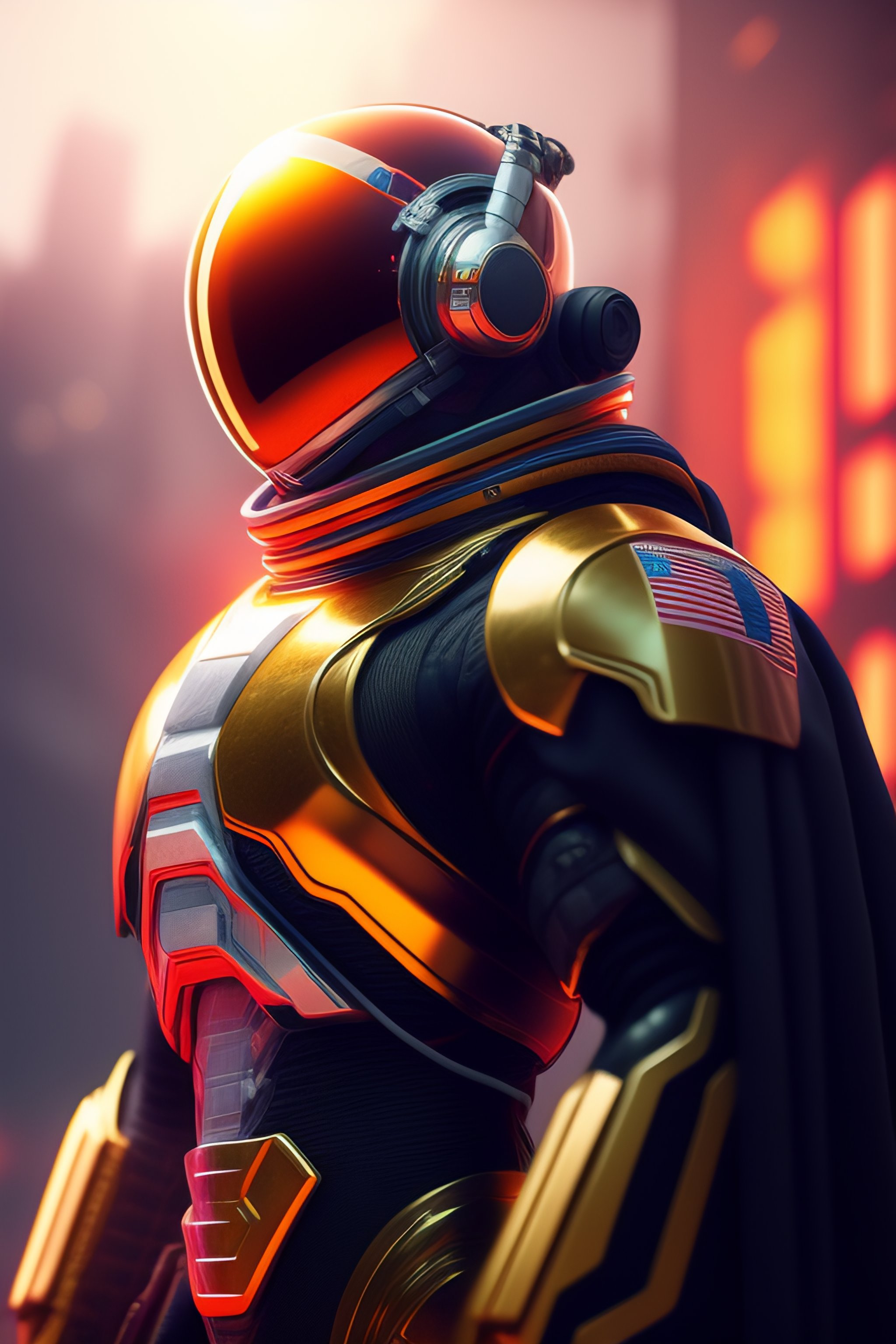 Lexica - Cyborg soldier astronaut, spce background, brutal, epic ...
