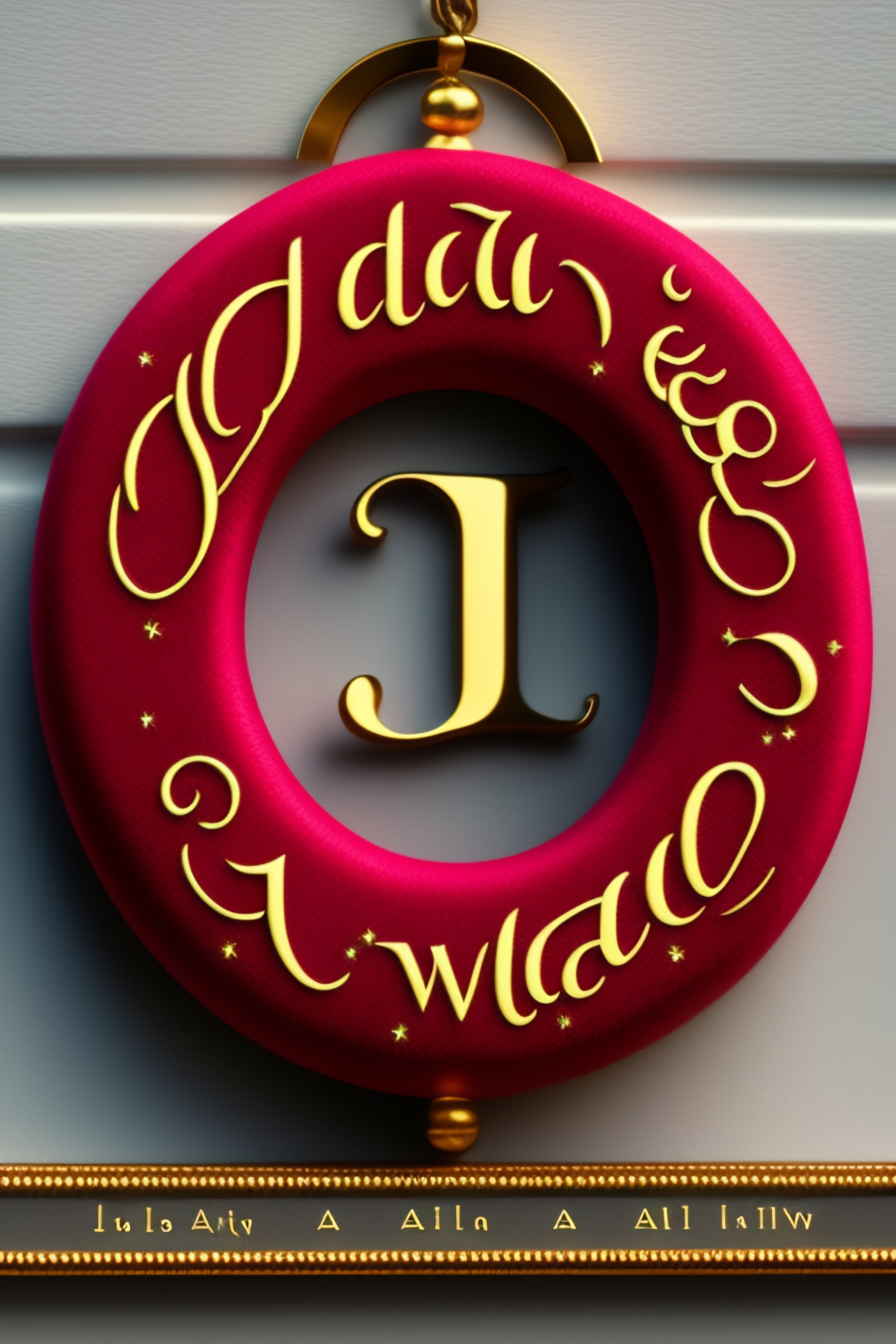 Lexica - Ali name decorated