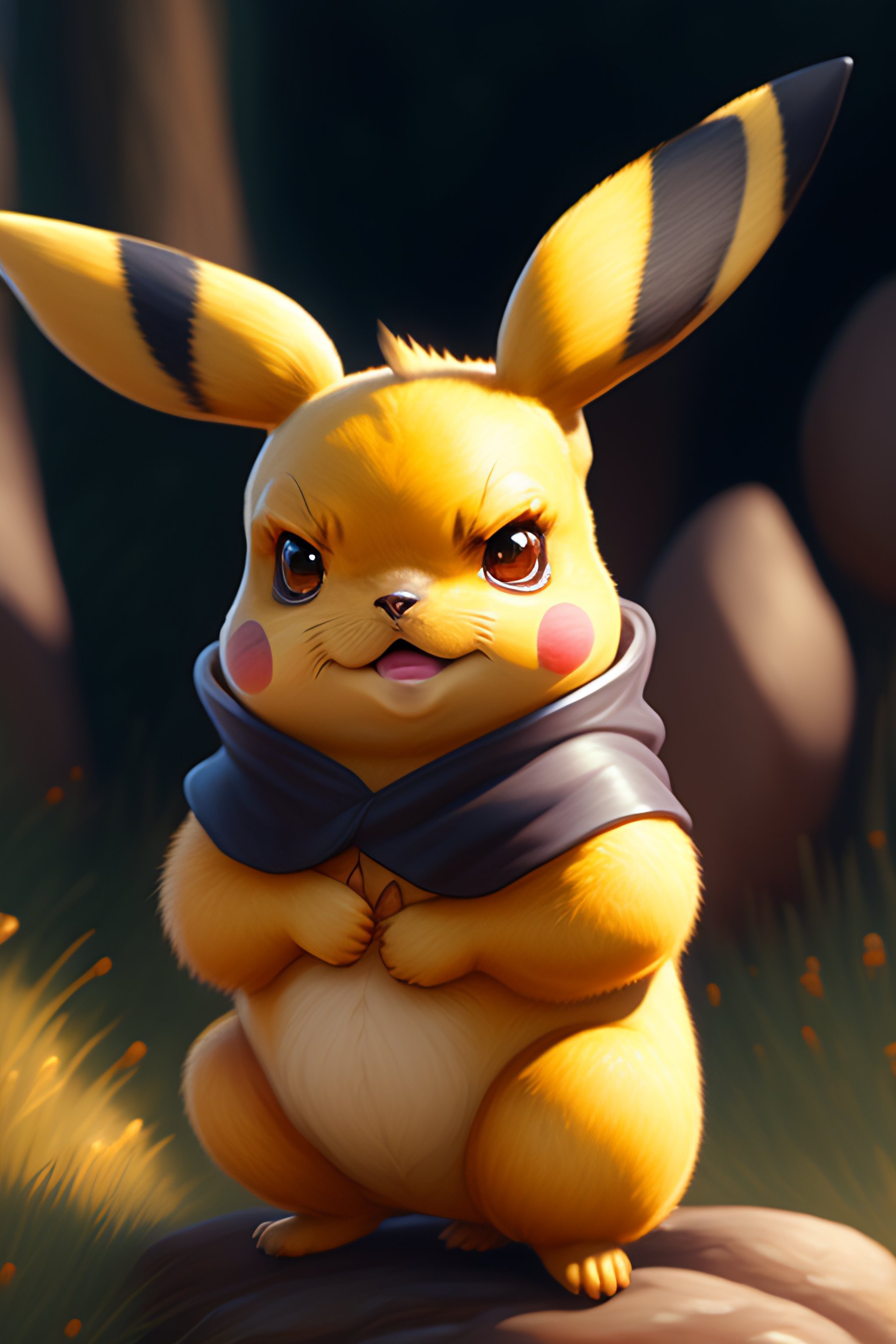 Lexica - A detailed portrait of pikachu giving thumbs up illustrator ...