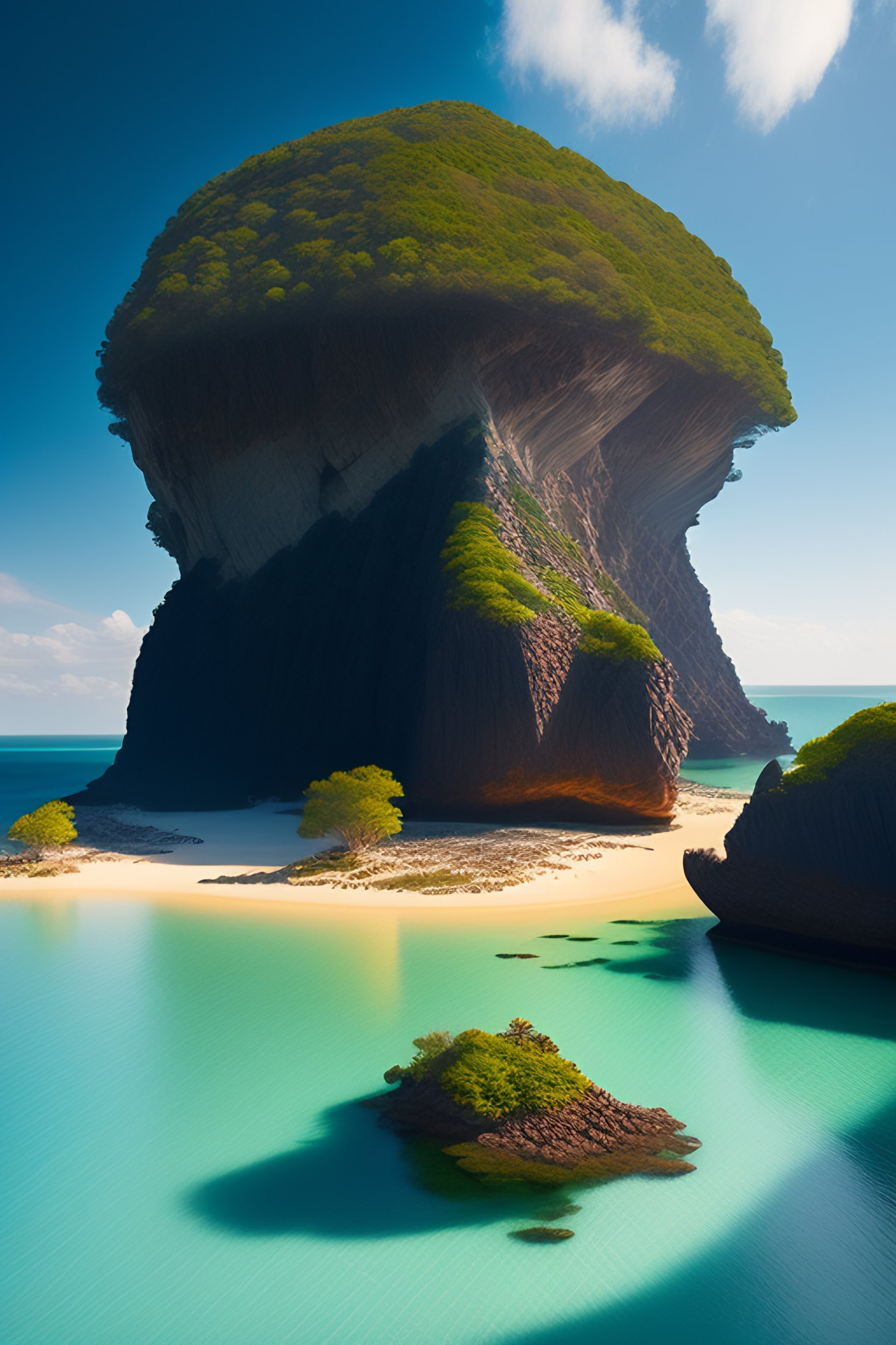 Lexica - A island forming a word "JonaTimo"