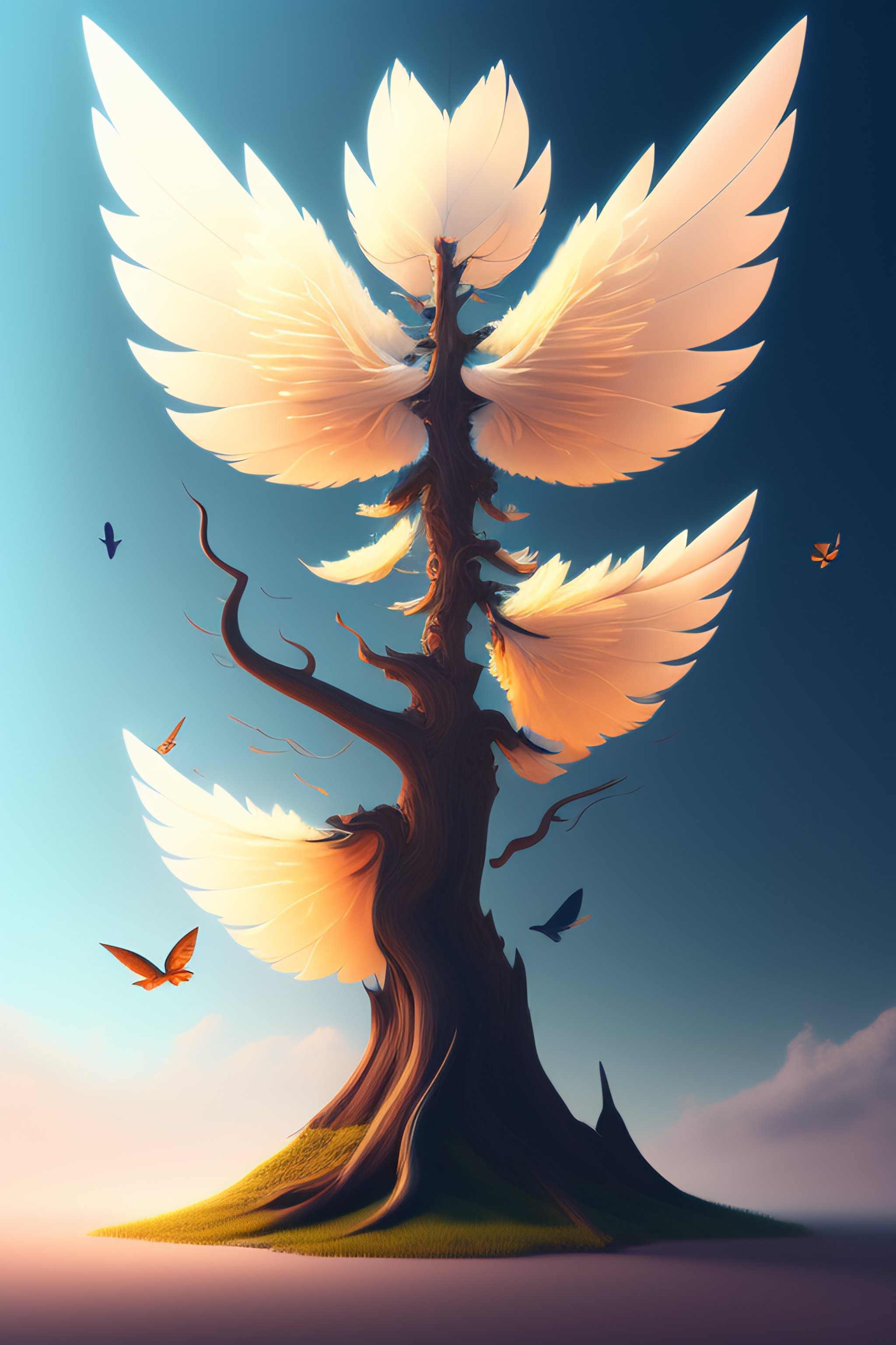 Lexica - A tree with wings
