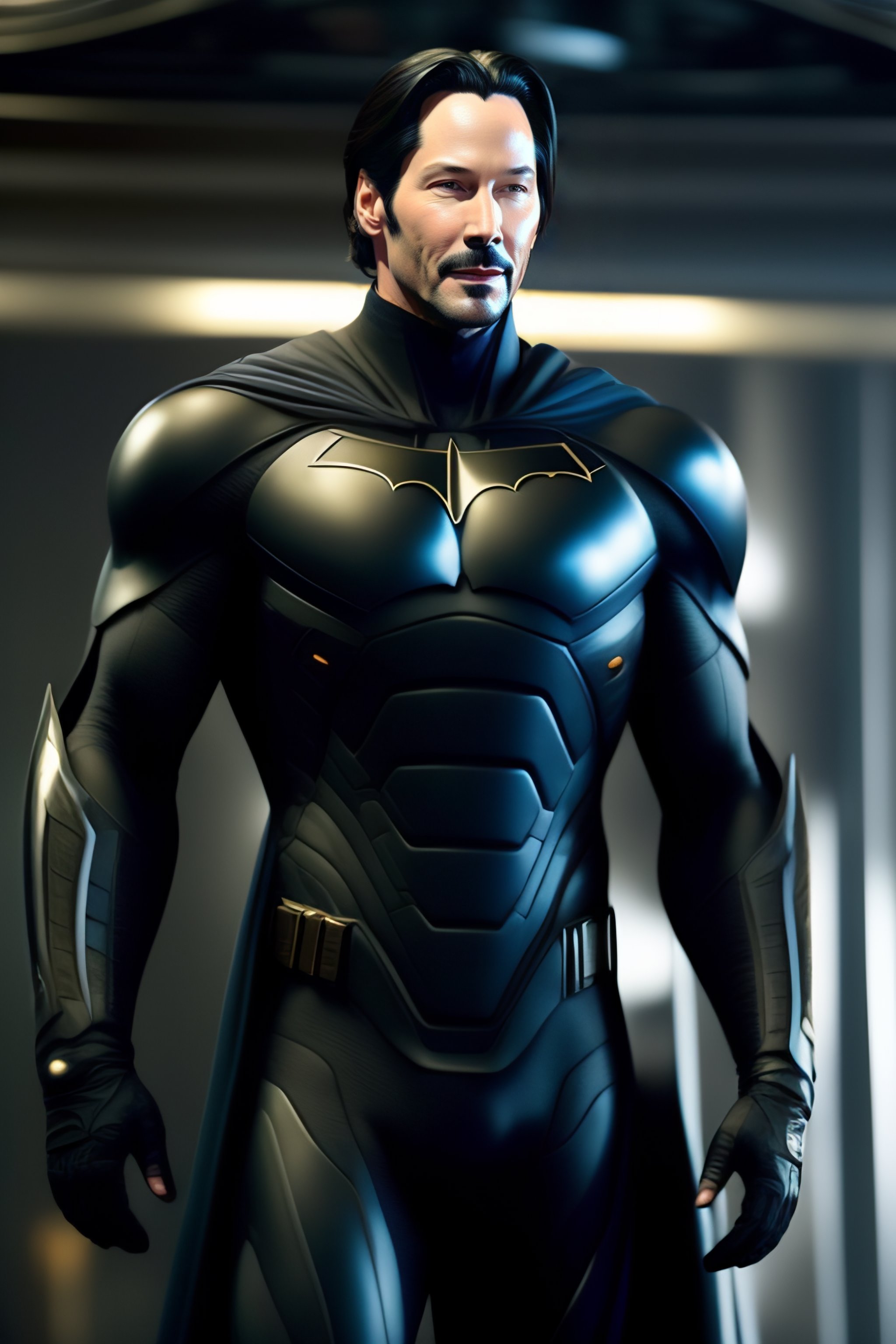 Lexica - Keanu reeves as bruce wayne with batsuit in batman movie, full ...