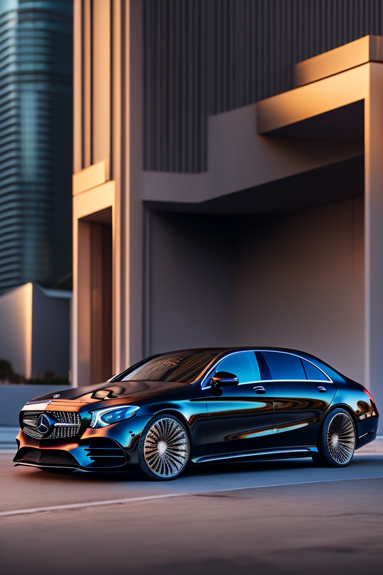 Lexica - Modern 2023 s class mercedes Black color with bodyguards ...