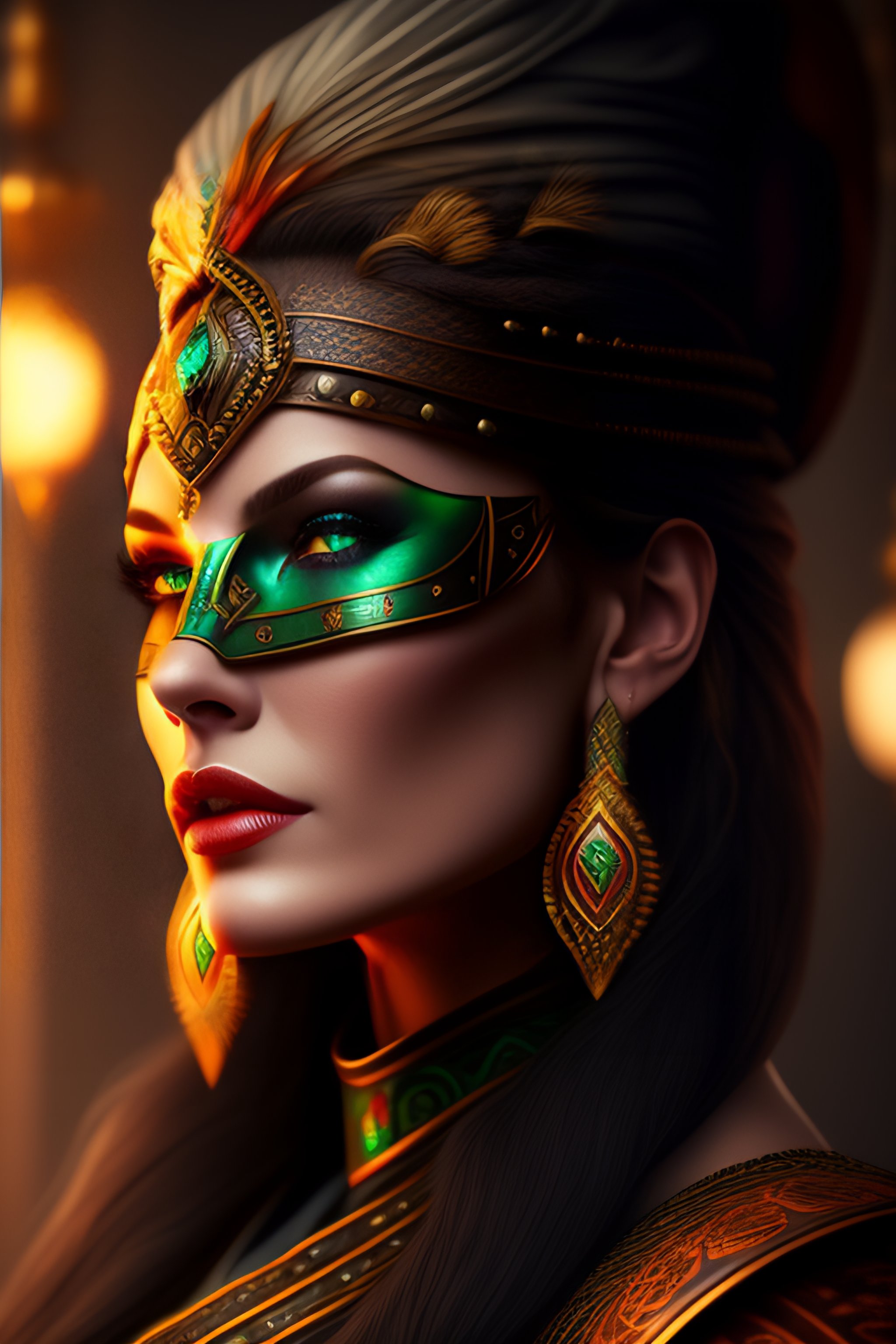 Lexica - Liv tyler, steampunk tribal mask, russian pottery, vivid ...