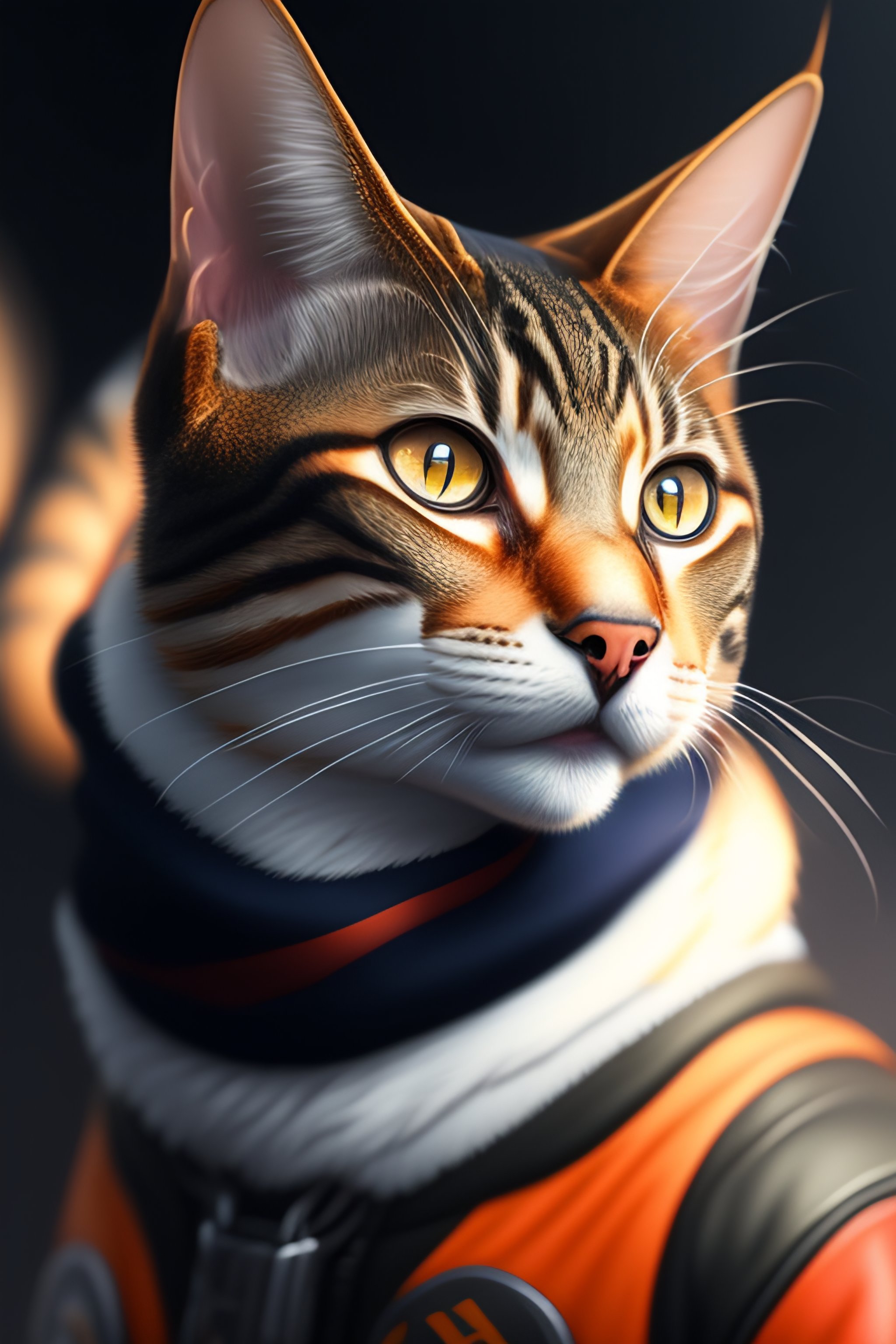 Lexica - A Tabby Cat in Apex Legends style, highly detailed, digital ...