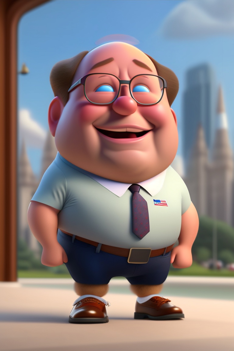 Lexica - "George Costanza as a Pixar character. 4K, --ar 3:2"