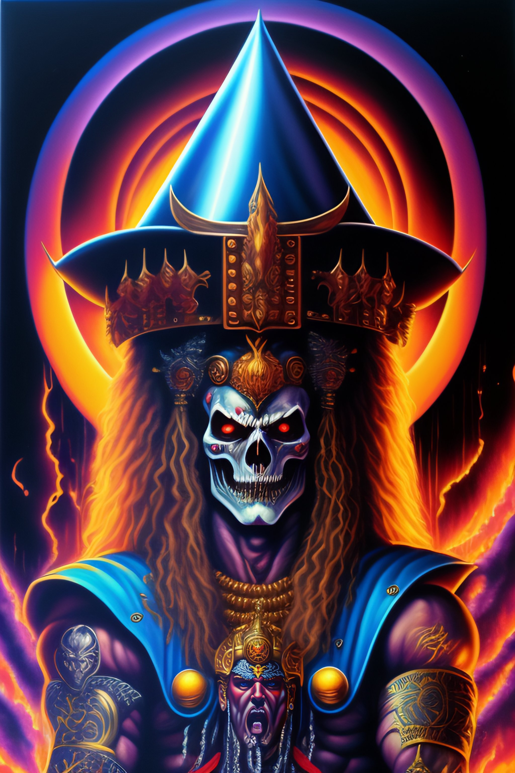 Lexica - Oil painting 1993 illustration design scary heavy metal art of ...