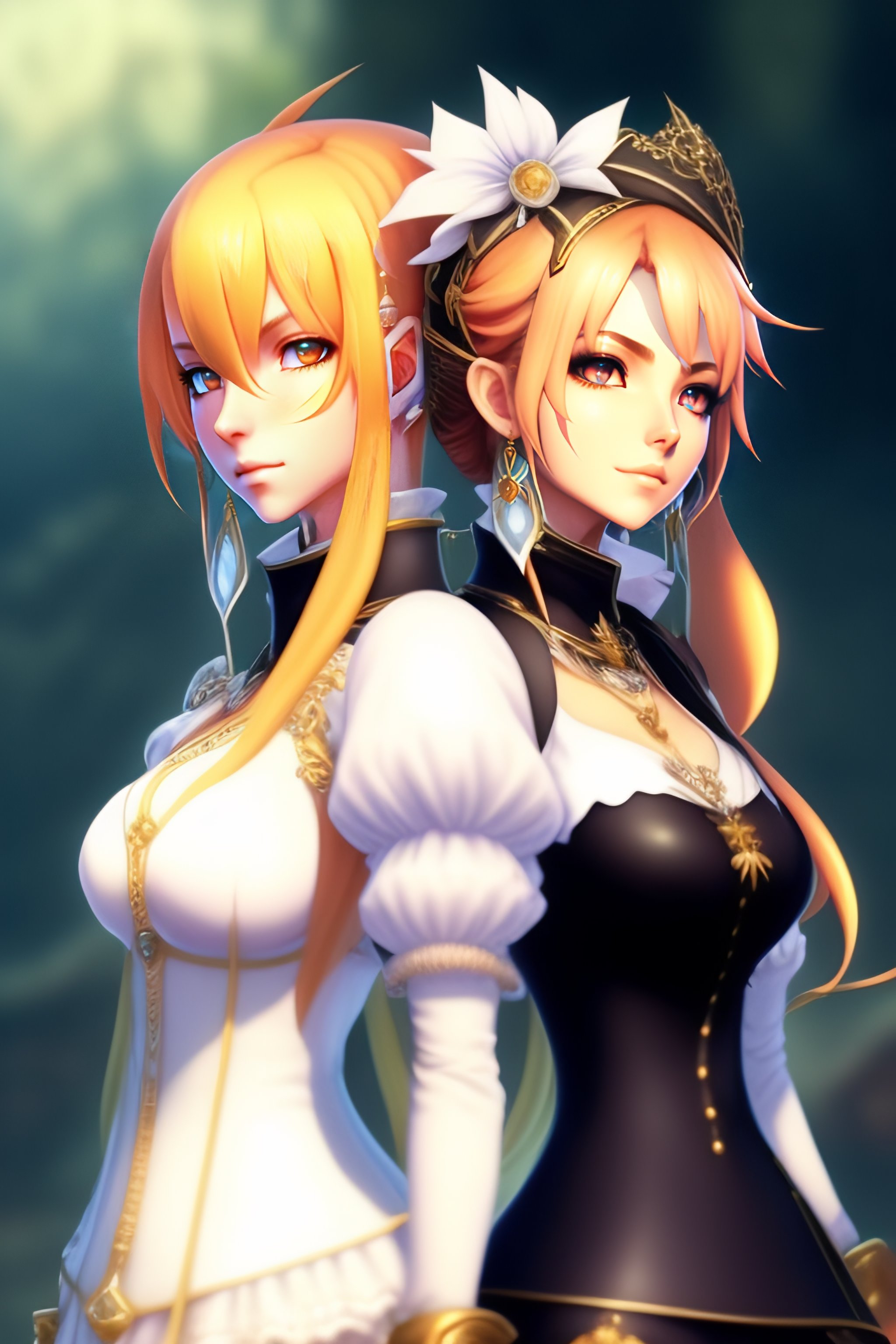 Lexica - Detalied image of Refia and Luneth, Refia from final fantasy III ds, Luneth from final ...