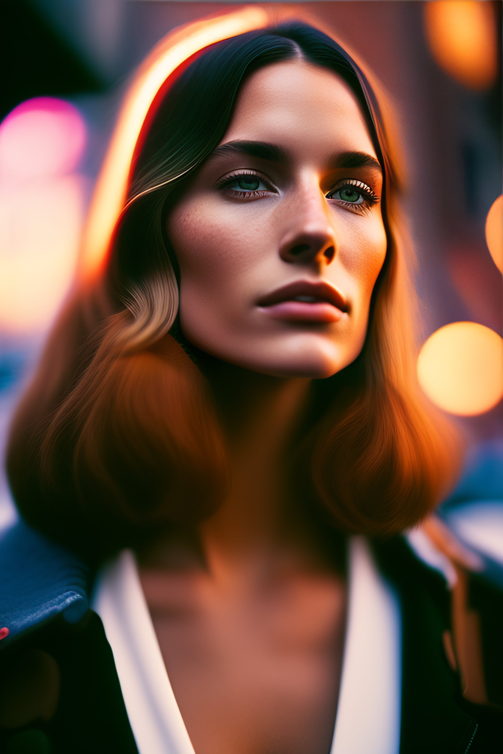 Lexica - Kendal genner, female semi nua perfect portrait, new york ...