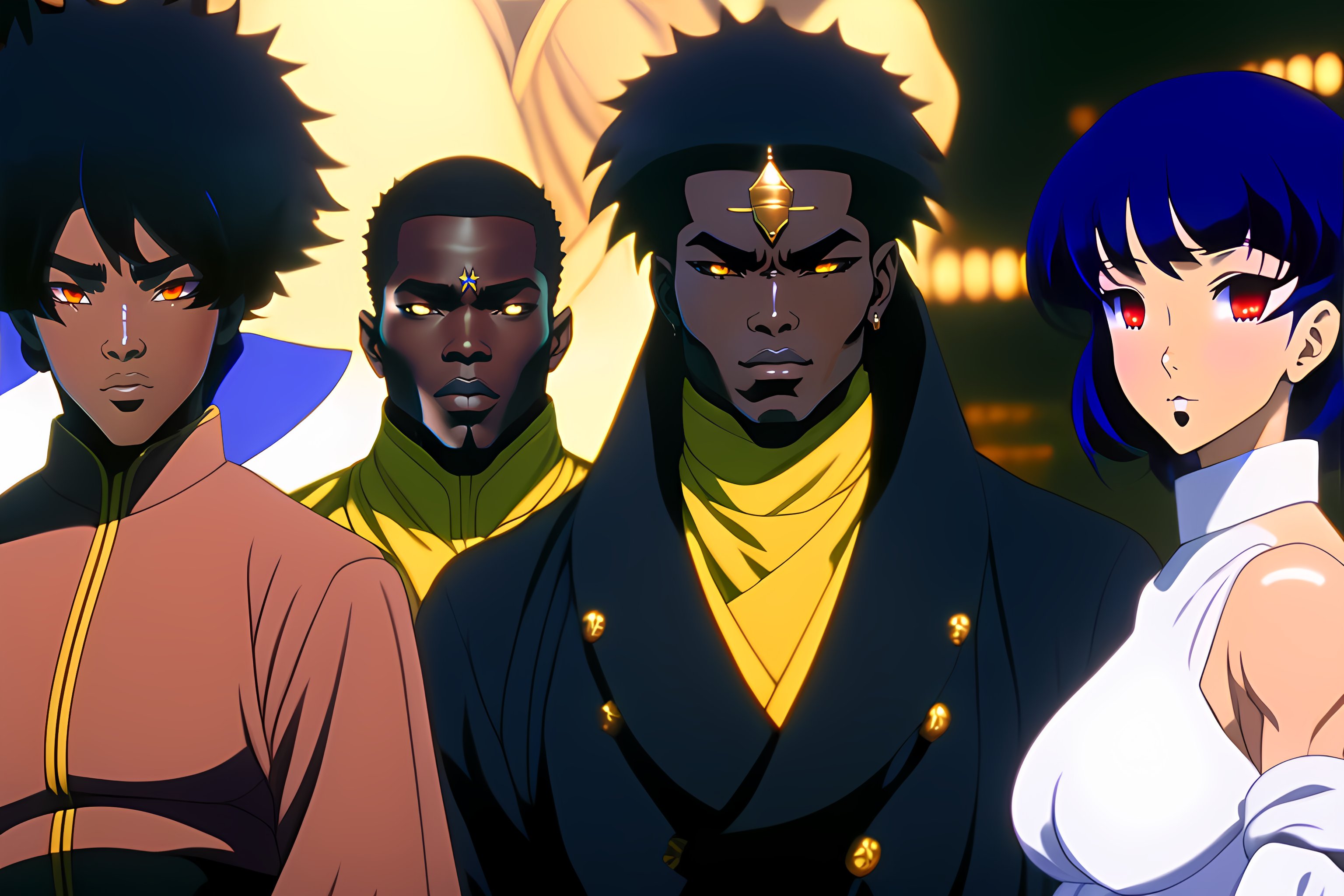 Lexica - A group of Beautiful Black 25 yr old maji, magic wielders in ...