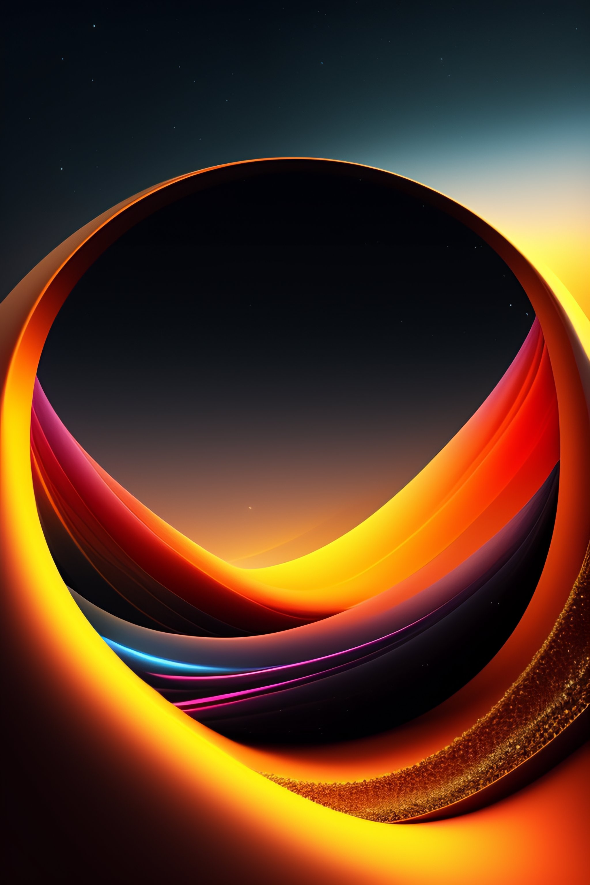 Lexica - Black happy new year gradient landscape digital art, 4k, super ...