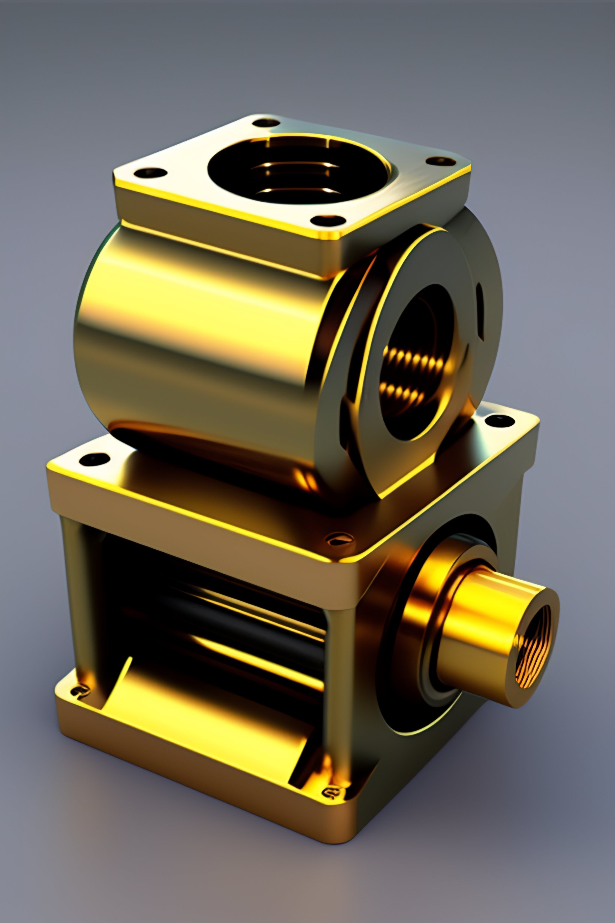 Lexica - Adjustable shaft support cad enginnering