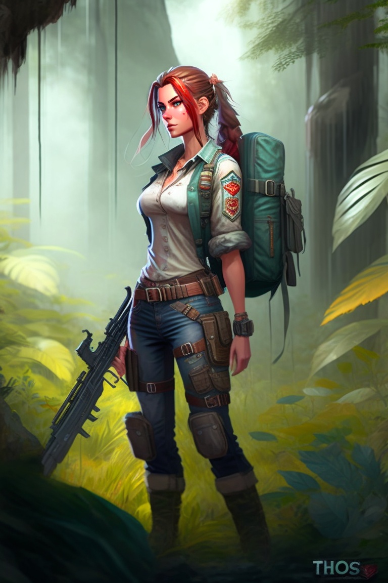 Lexica - Picture of game characters Ellie from thelastofus,gameart ...