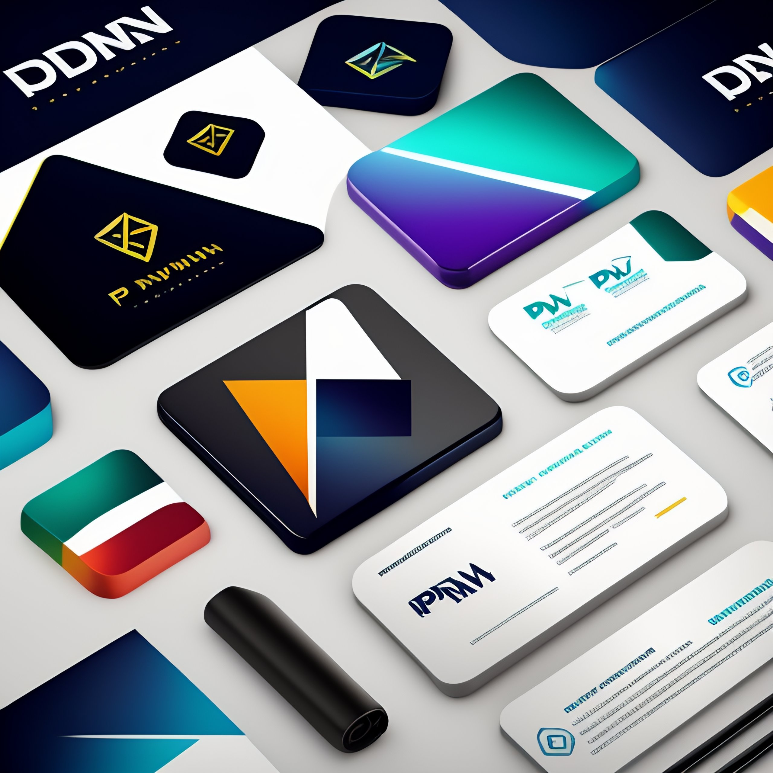 Lexica - Design a logo for a company called PDN that conveys a sense of ...
