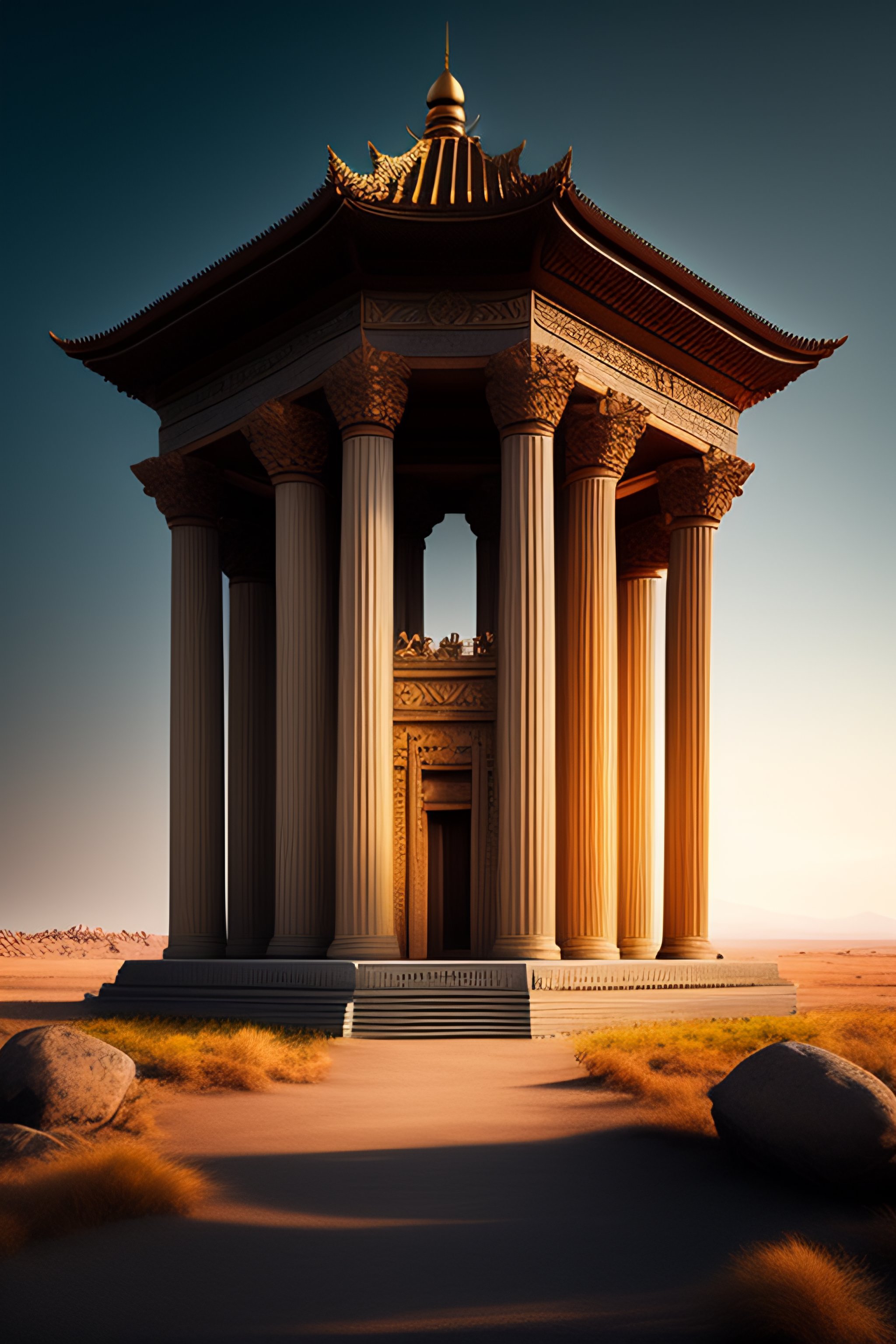 Fantasy Greek Temple