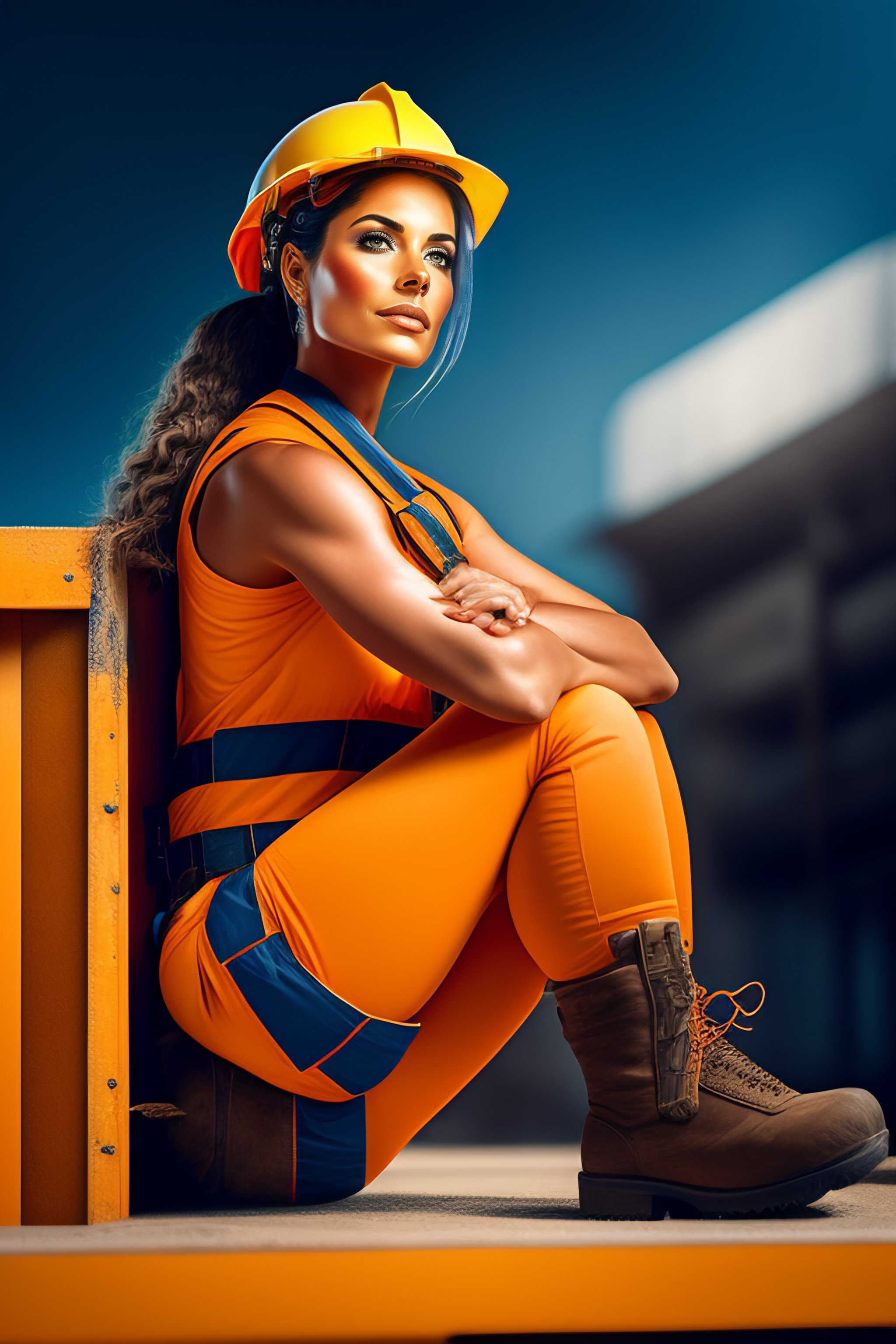 Lexica - Highly detailed full body character portrait of a female arms ...