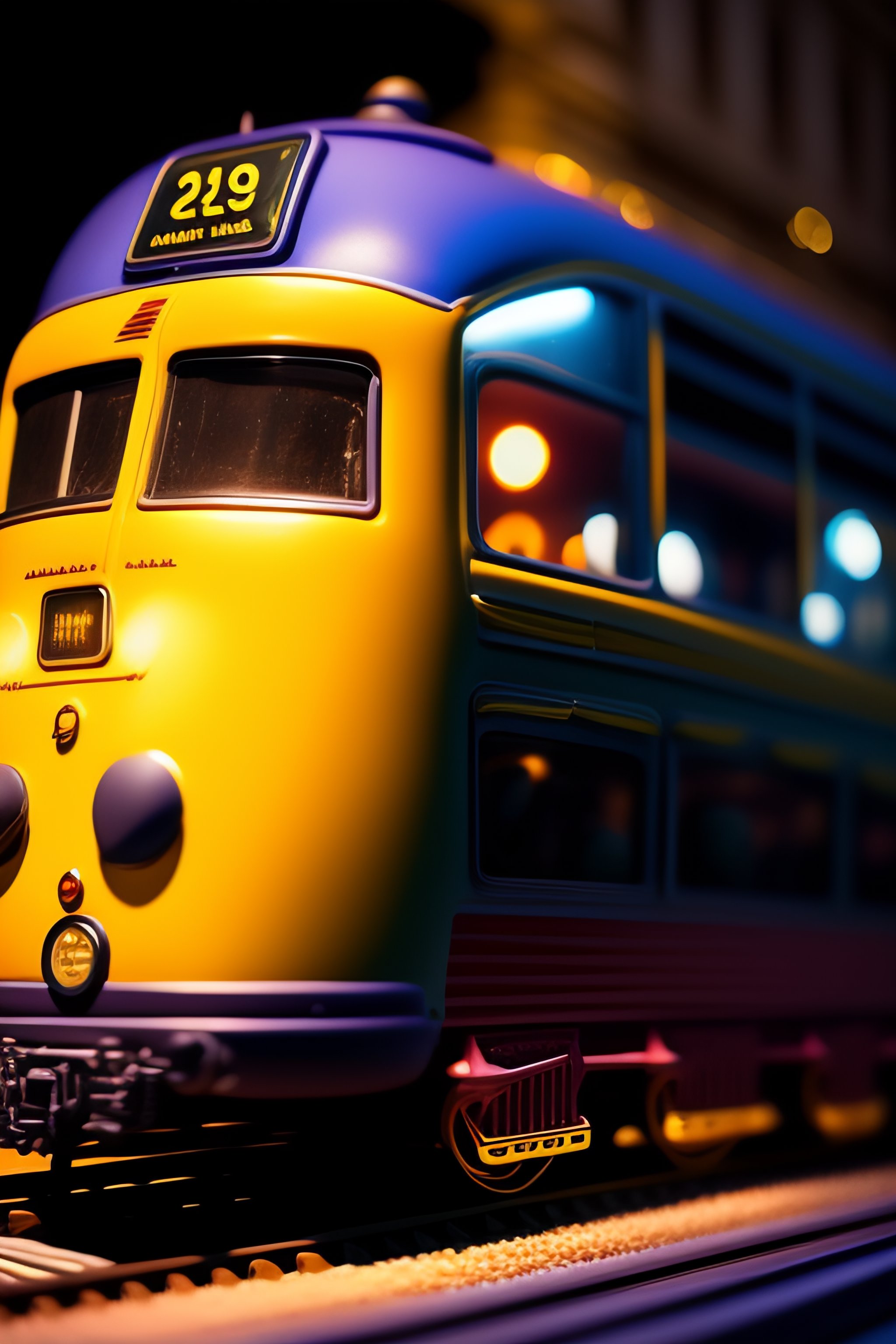 Lexica - Bimbo batman in a tramway, higly detailed, in a joyful lighting