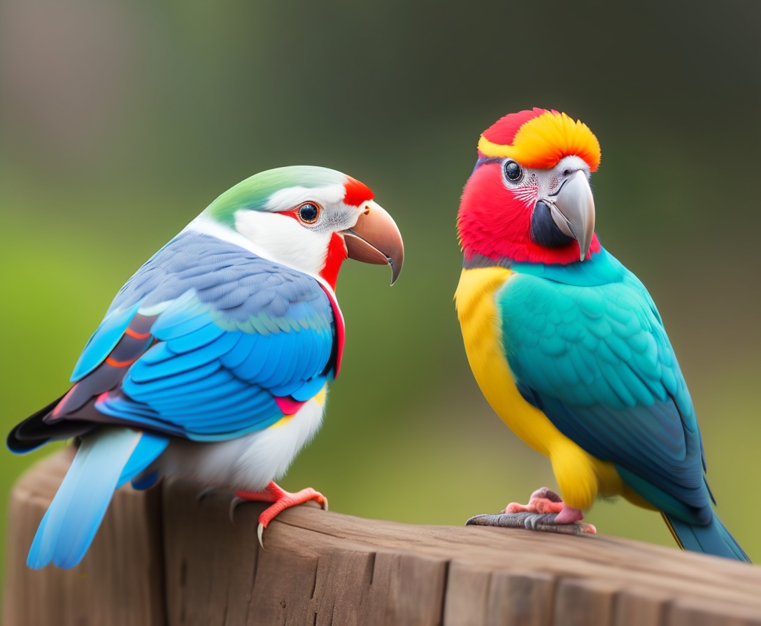 Lexica - Show scenes of other animals, helping the bird and the parrot ...