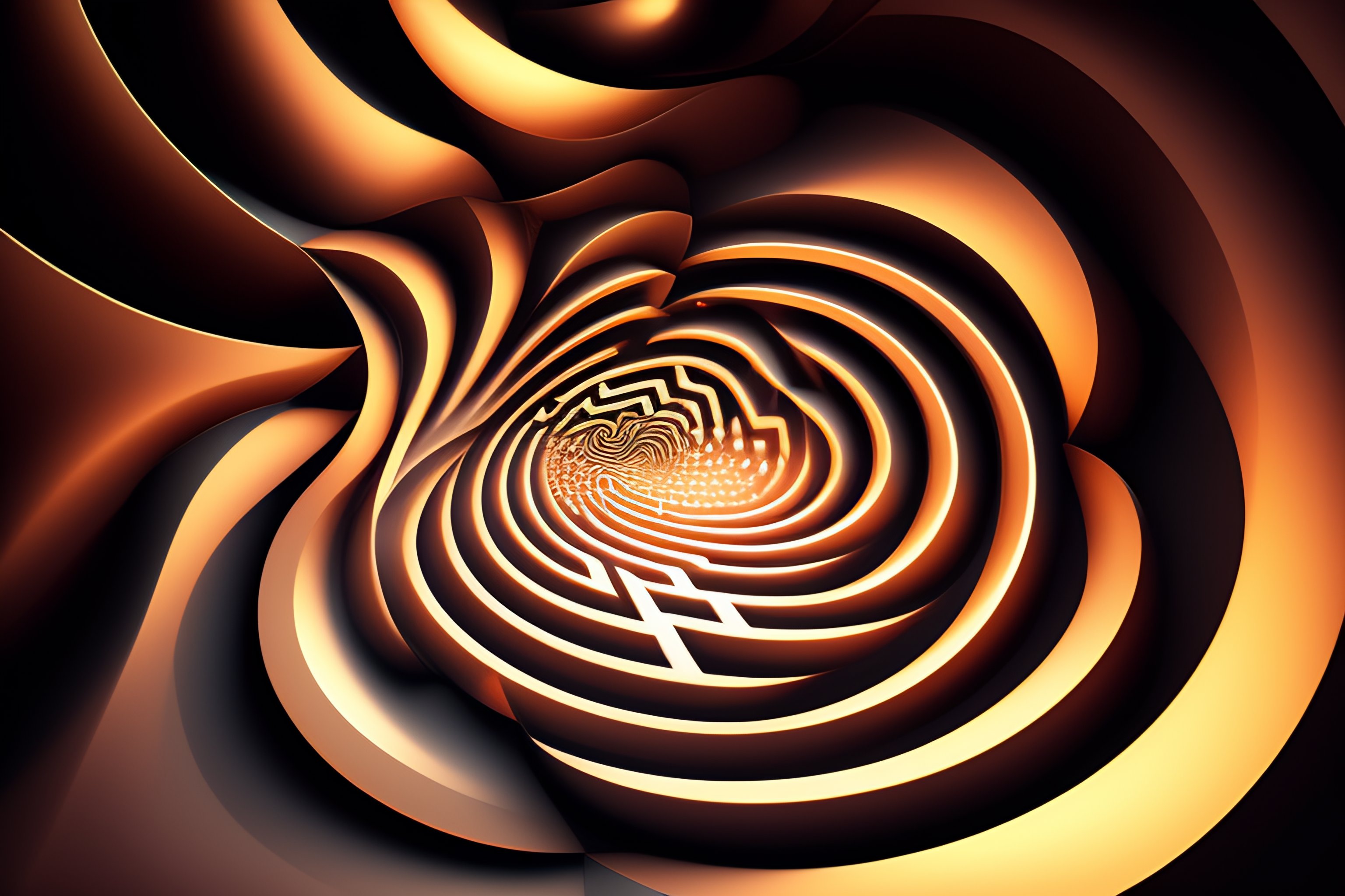 Lexica - A maze in swirling infinite light, undulating geometry ...
