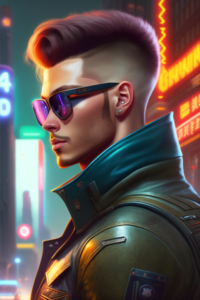 Lexica - Detroit guy, future modern cyberpunk, retro