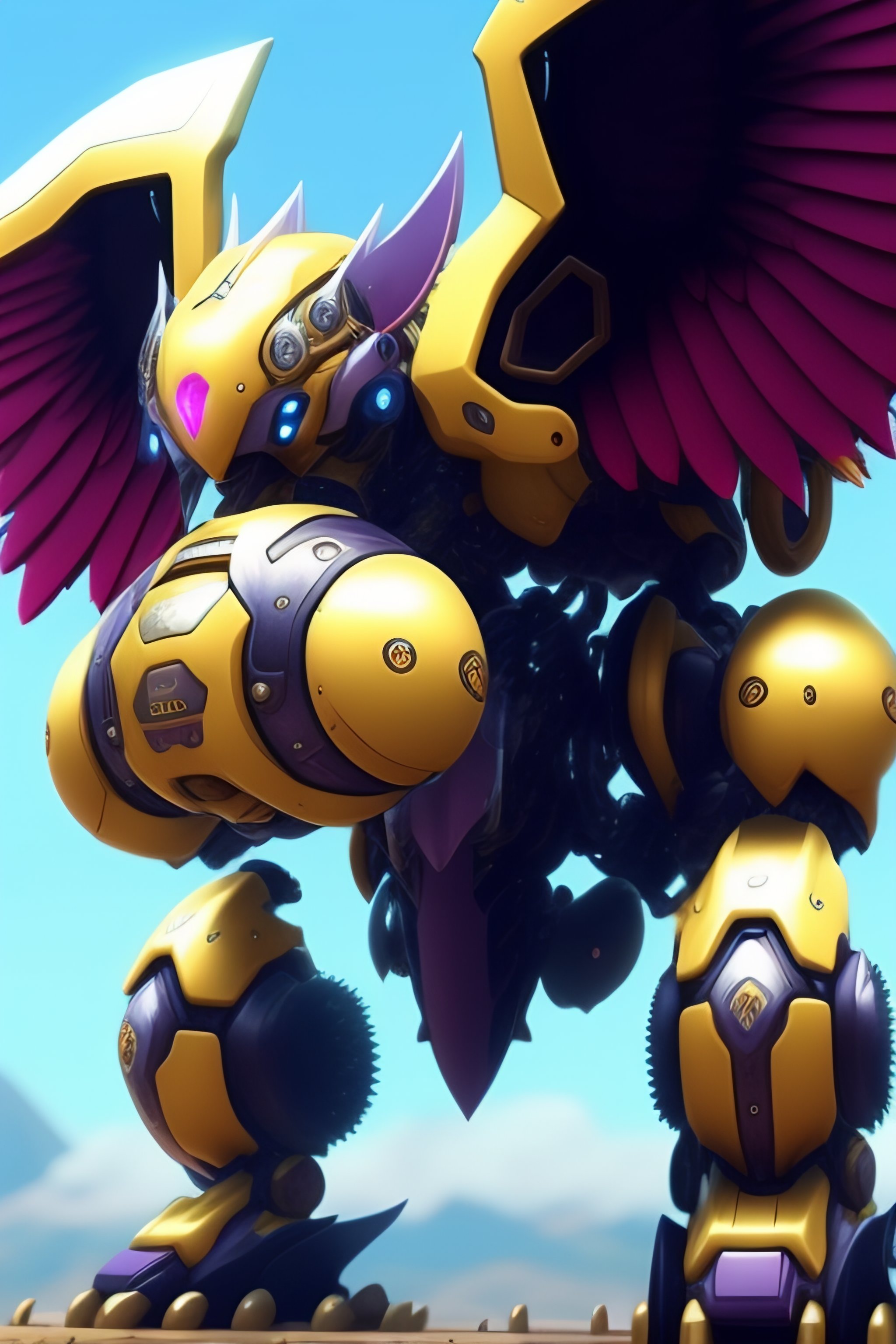 Lexica - Unique digimon looks like a Angel crossed with the ...
