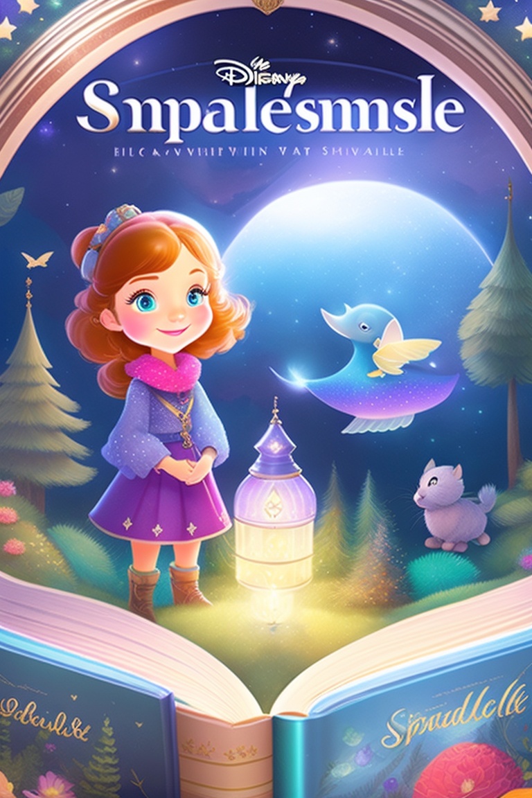 Lexica - Book Cover Description: The book cover for "The Enchanted ...