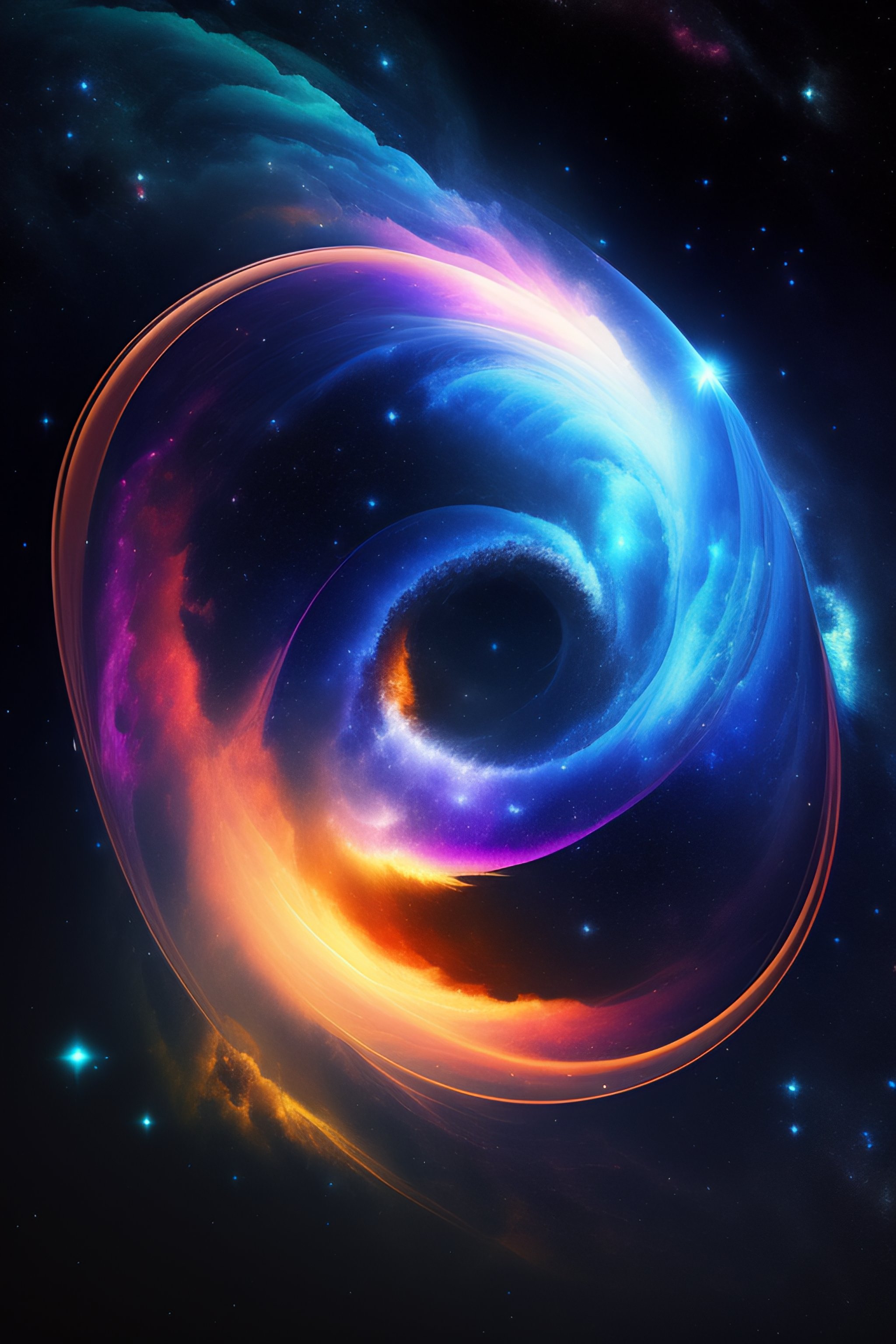 Lexica - A nebula representing a computer science theme