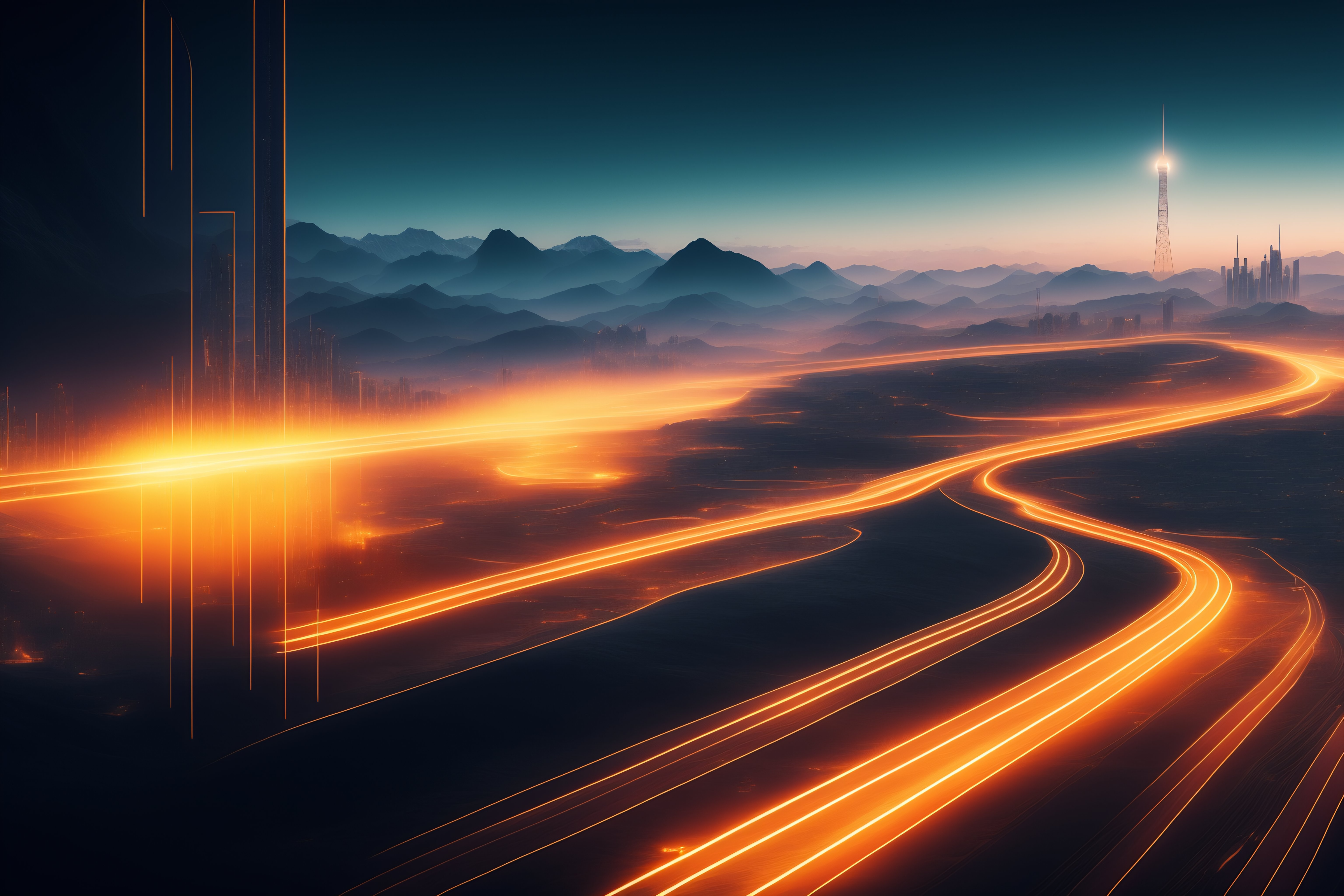 Lexica - "Generate a visual representation of the impact of ...