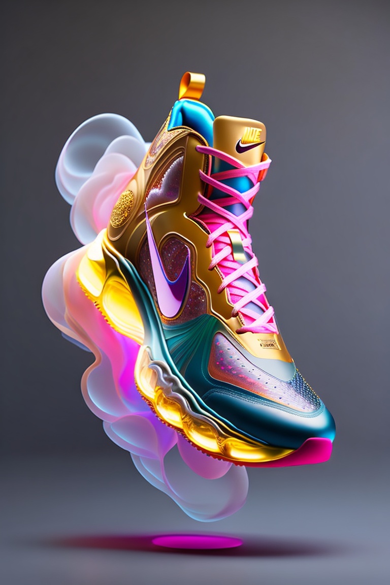 Lexica - A stunning interpretation of nike sneaker, made of jellyfish ...