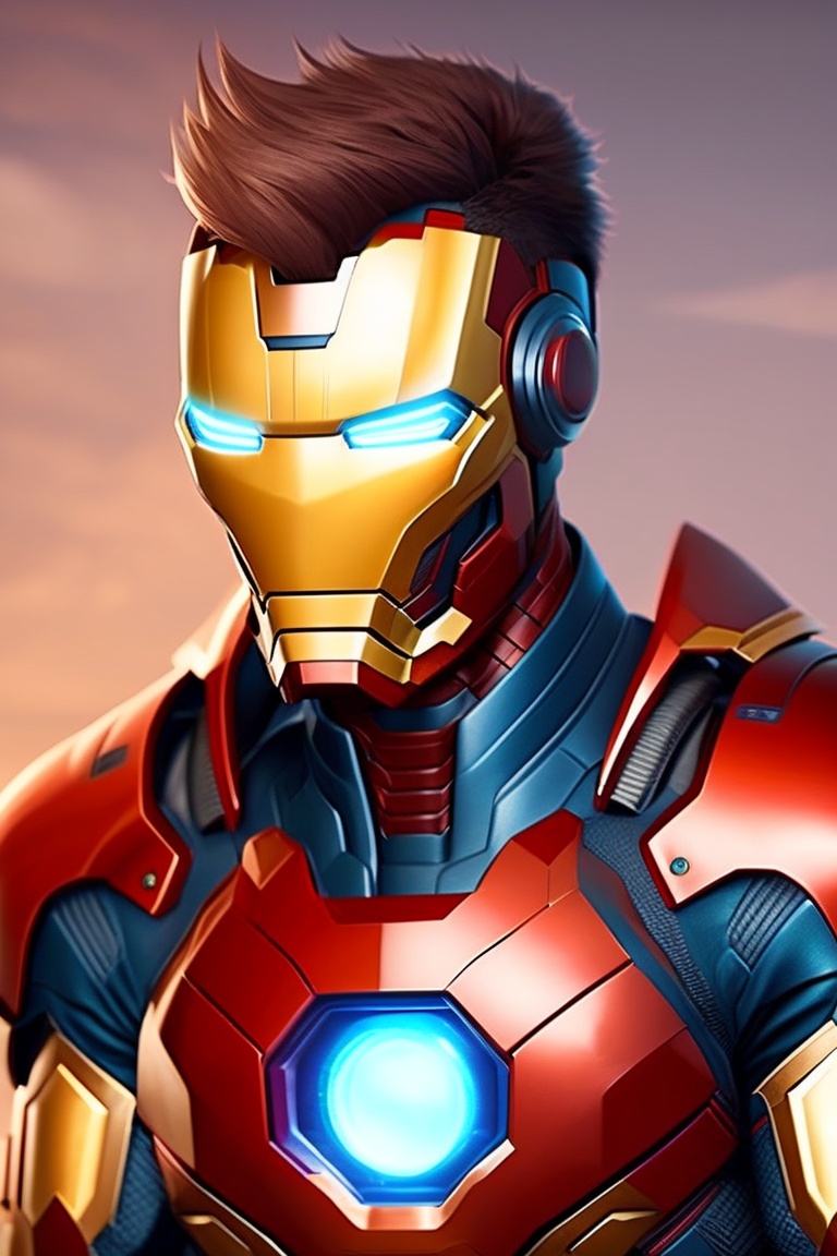 Lexica - Iron man, animation boys cute boy,15year old