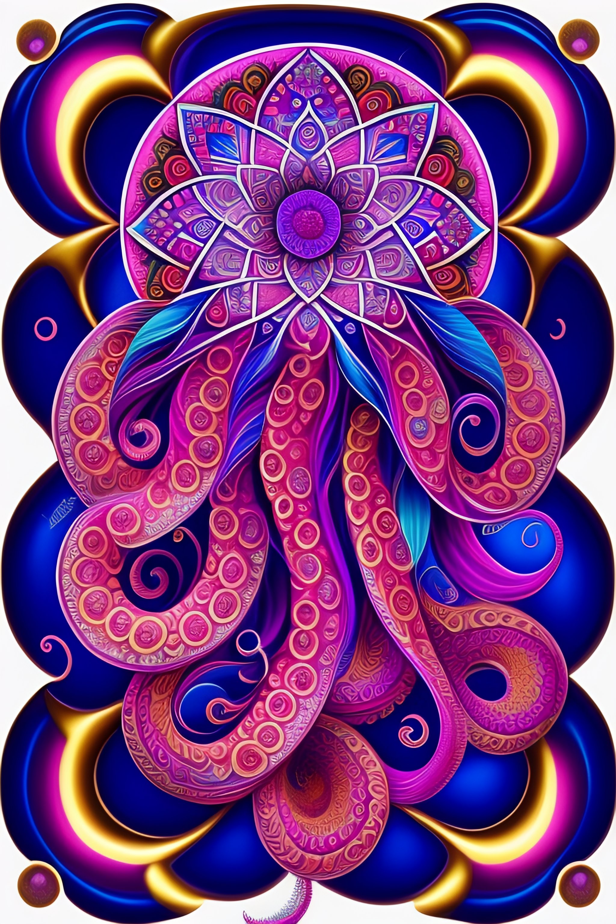 Lexica - Mandala drawing octopus
