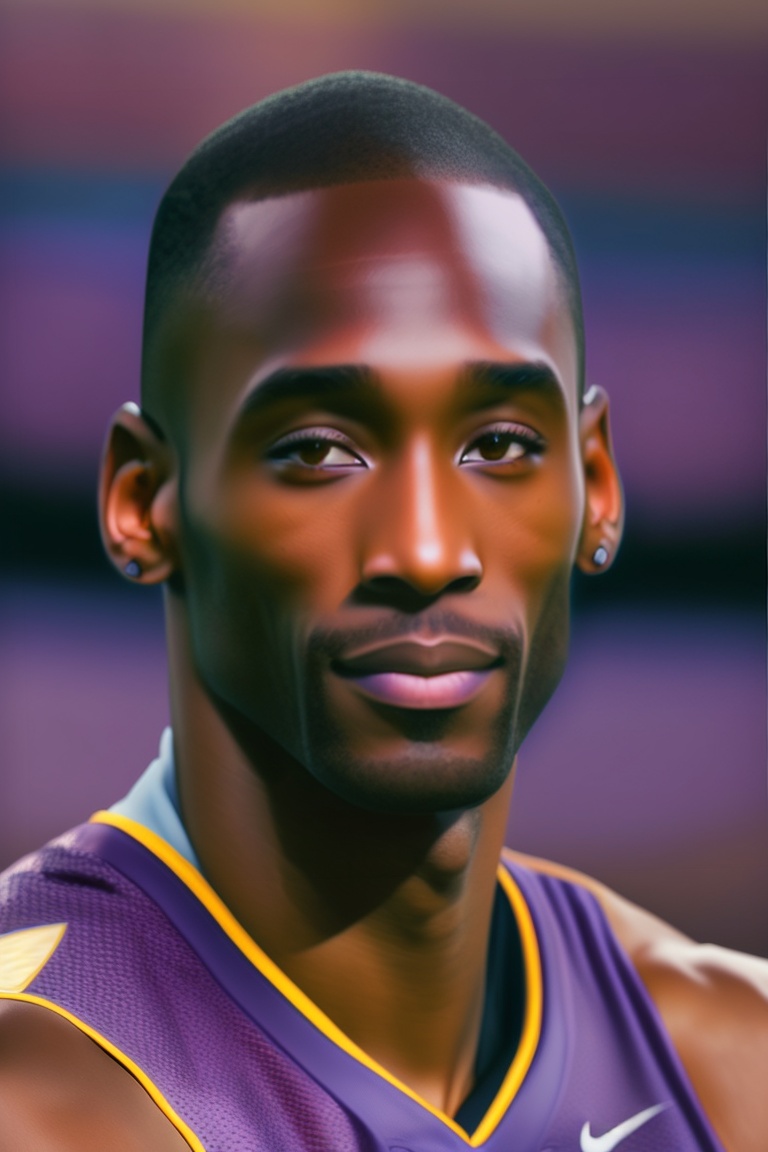 Lexica - Frontal half-length photo of basketball star Kobe Bryant ...