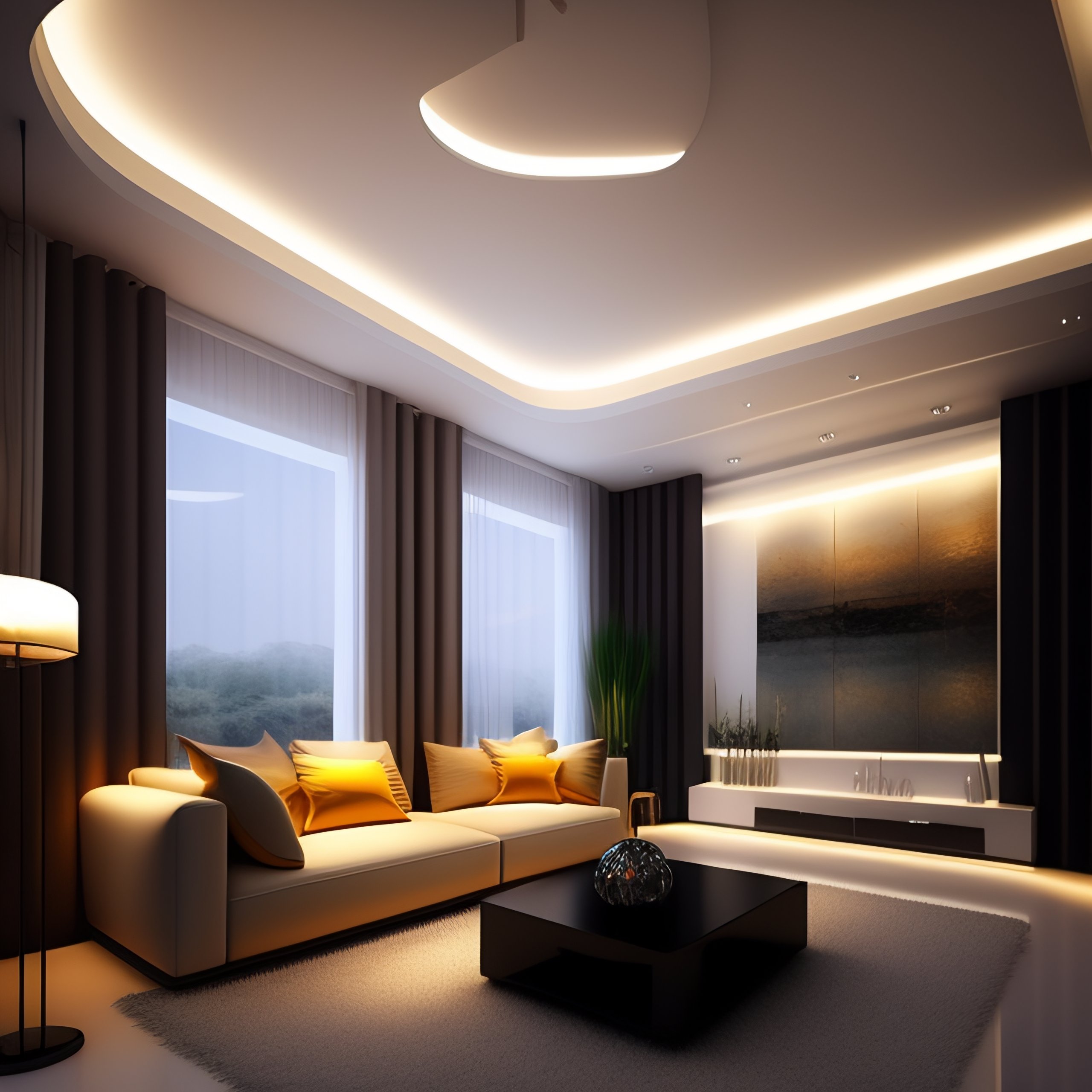 Lexica - Interior desing, drawing room, beautifull lights