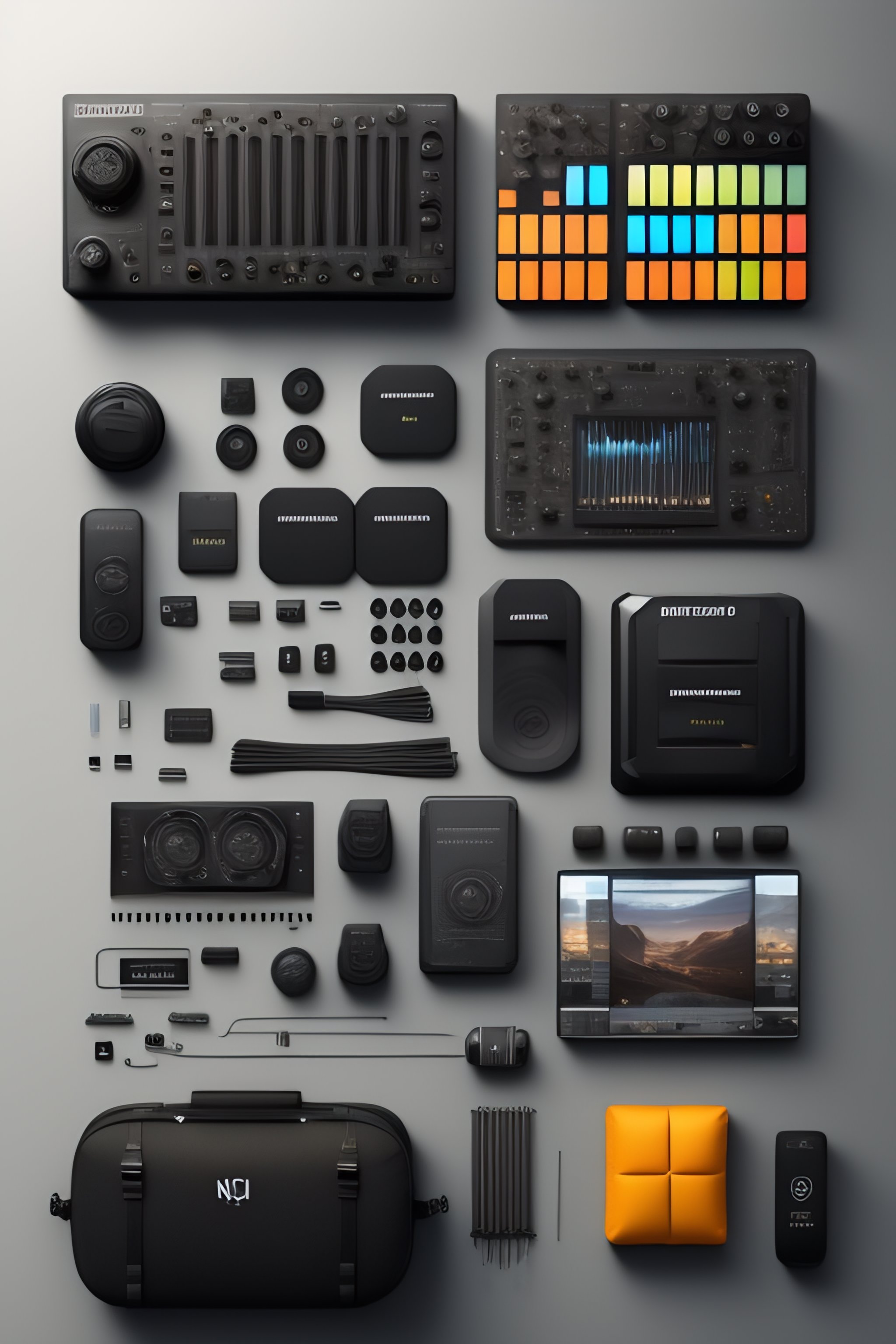 Lexica - Native Instruments Kontrol, Costumes and props, Knolling ...
