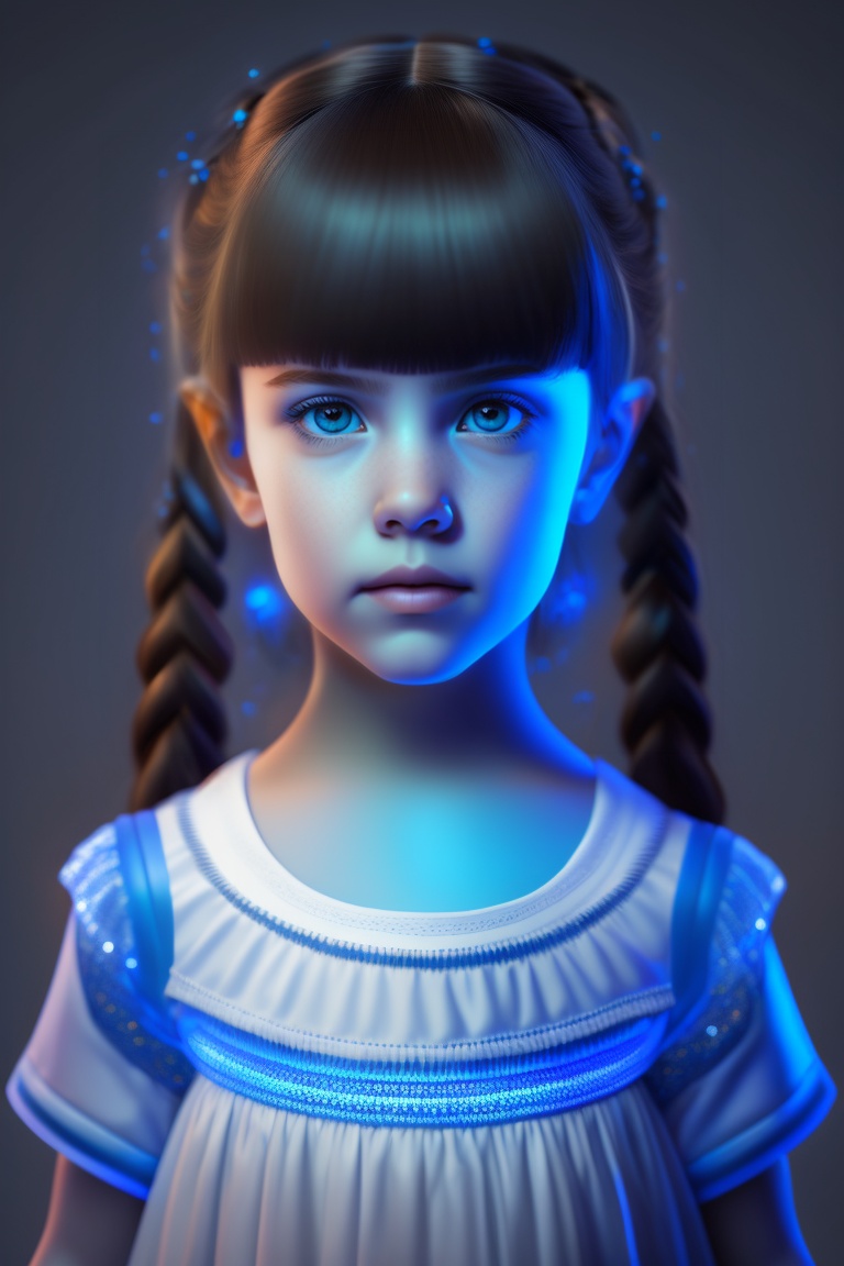 Lexica - Realistic, (portrait of a mutant child), casual style, scary ...