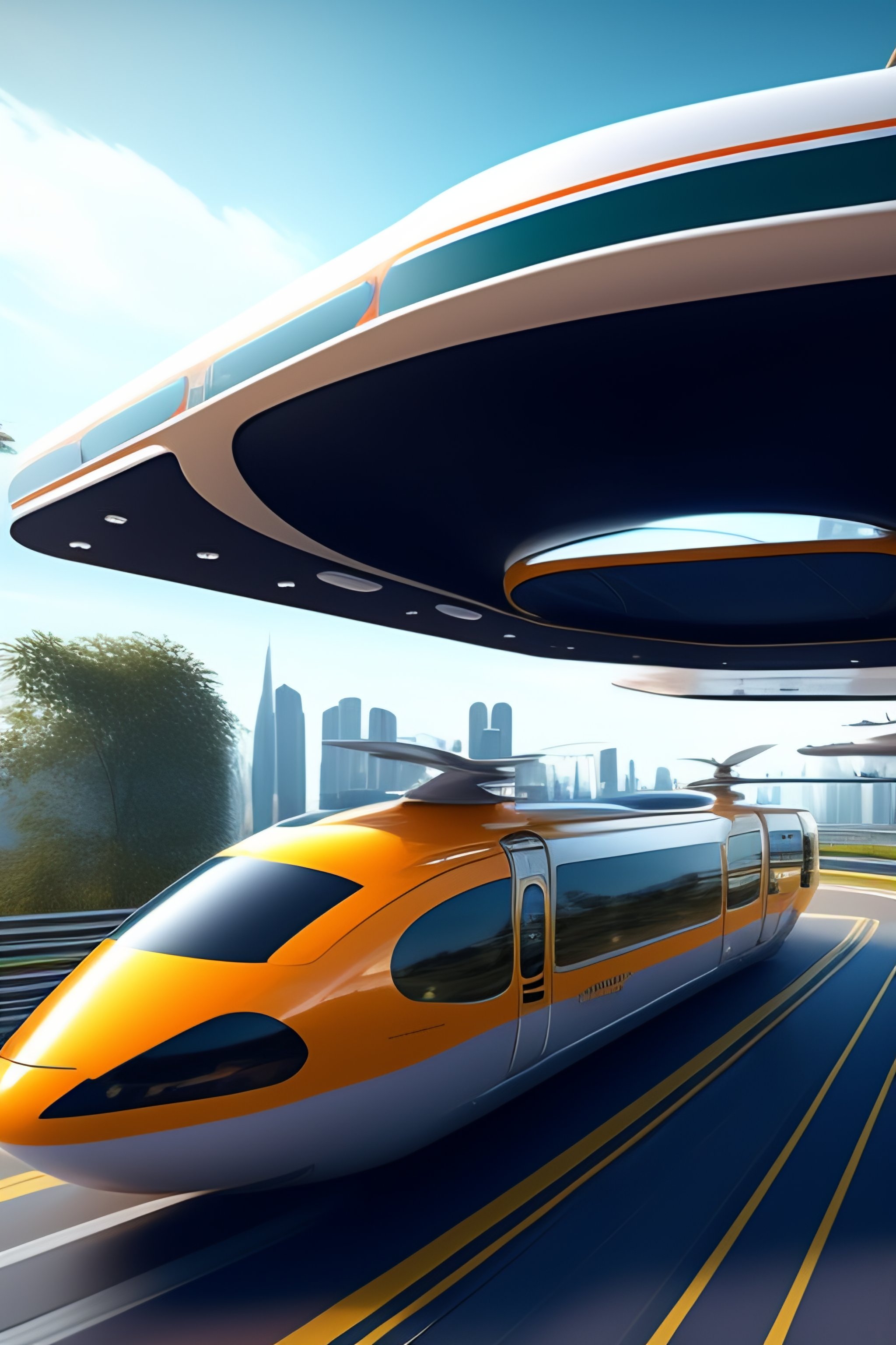 Lexica - Public air transport such as flying taxis or aerial monorails ...