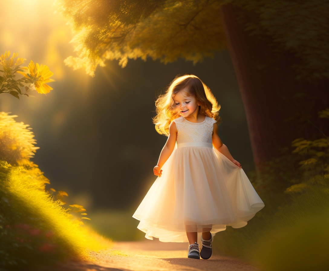 Lexica - One sunny morning, as golden rays of sunlight filtered through ...