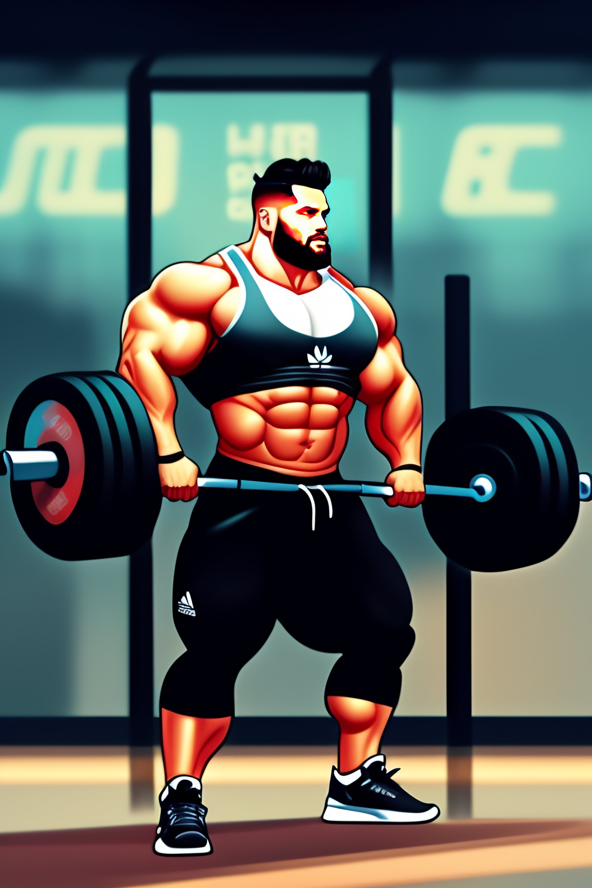 Lexica - Saw him from across the room with nike sweats adidas shoes ...