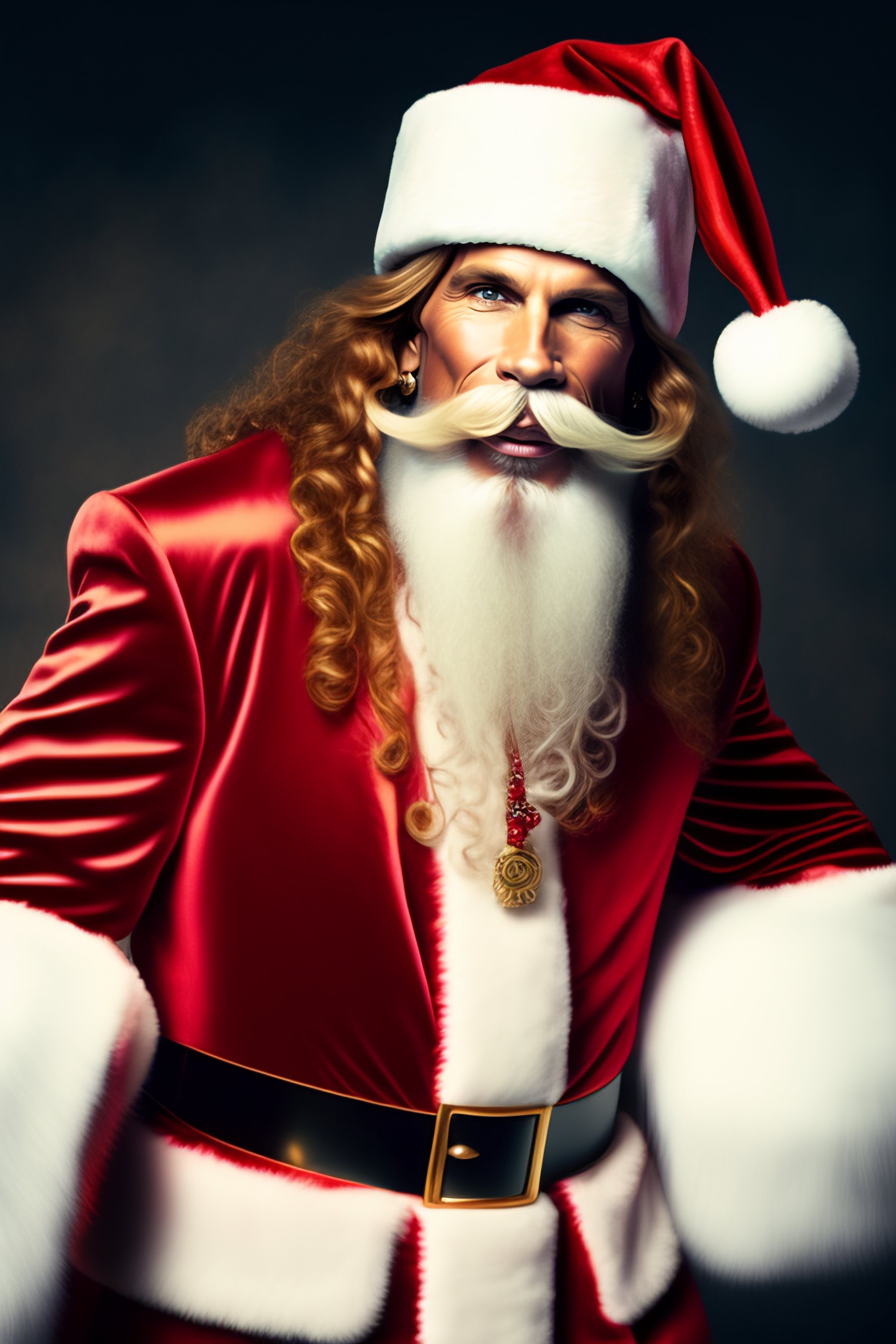 Lexica - Steven Tyler as Santa Claus