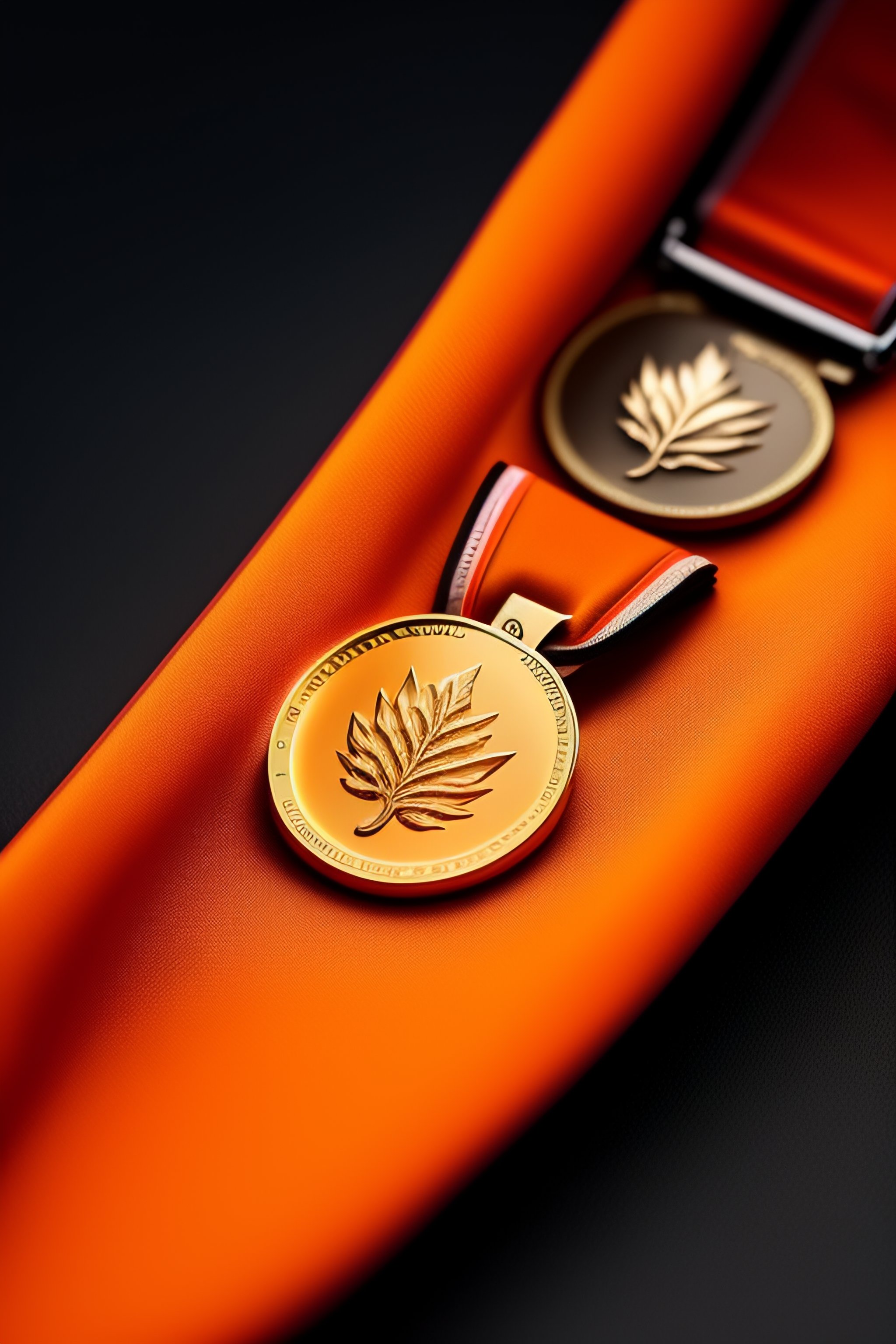 Lexica - Medal recognition, orange color tones
