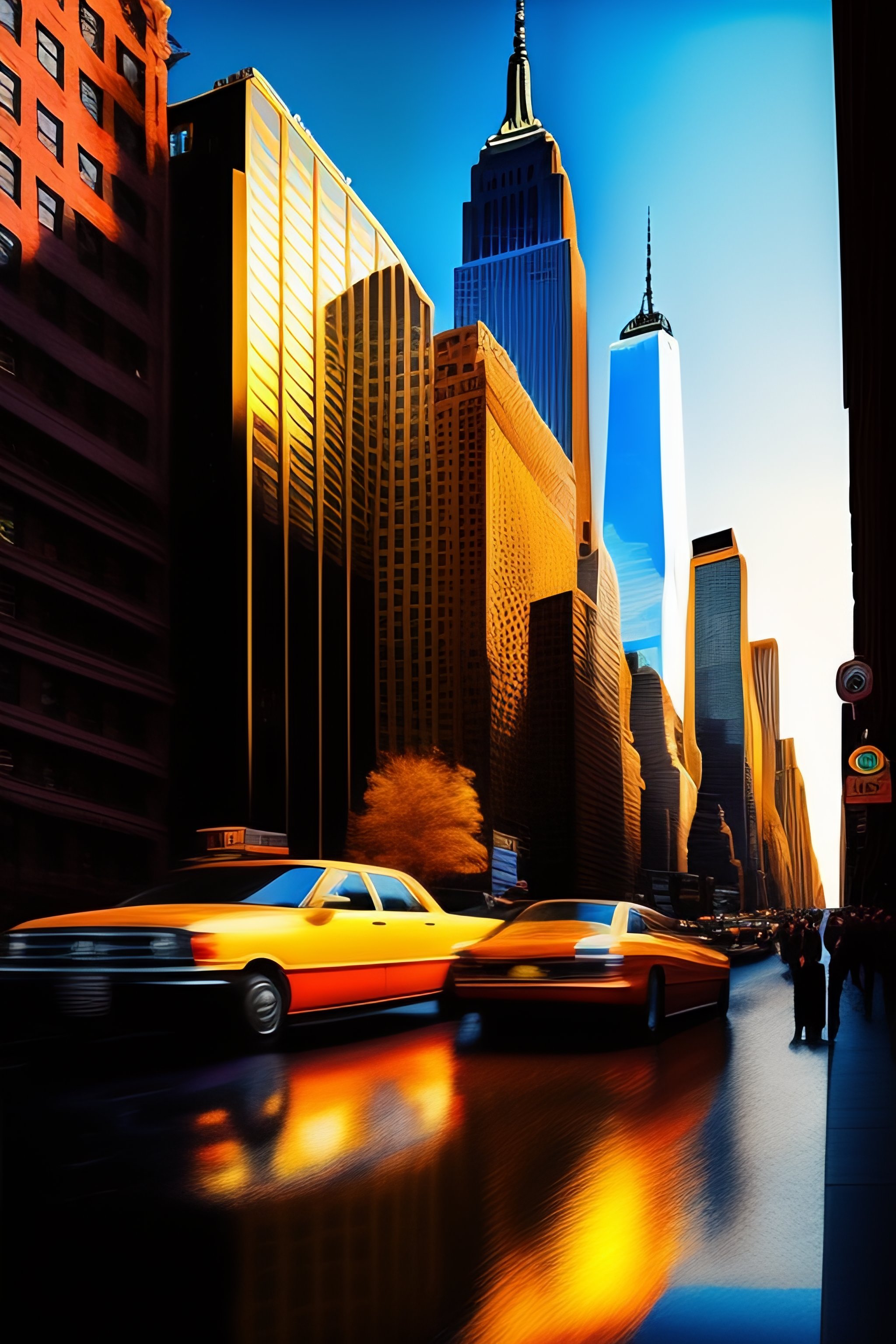 Lexica - New york, painting like salvador dali